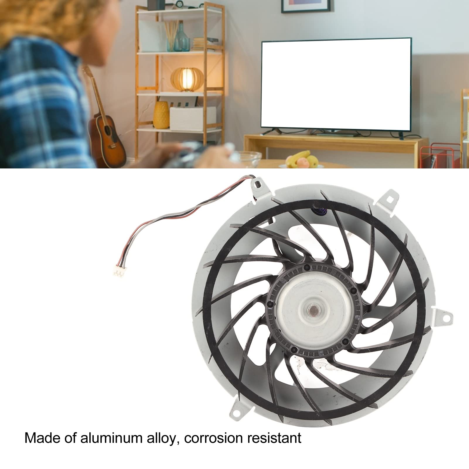 Snapklik.com : 15 Blade Cooling Fan Replacement 12V 265A Internal ...