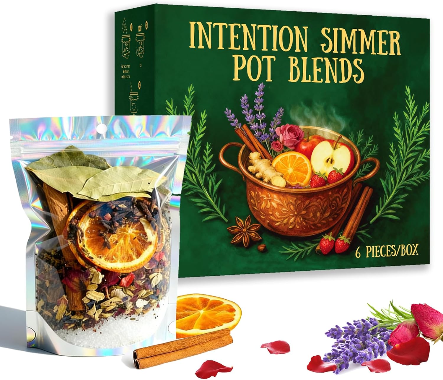 Amazon.com: Intention Simmer Pot Blends, Simmer Pot for Stove Potpourri ...