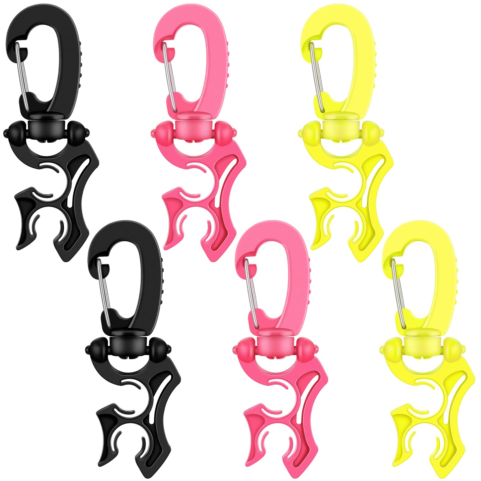 Scuba Diving Accessories 6-Pack Diving Hose Clips - 304 Stainless Steel ...