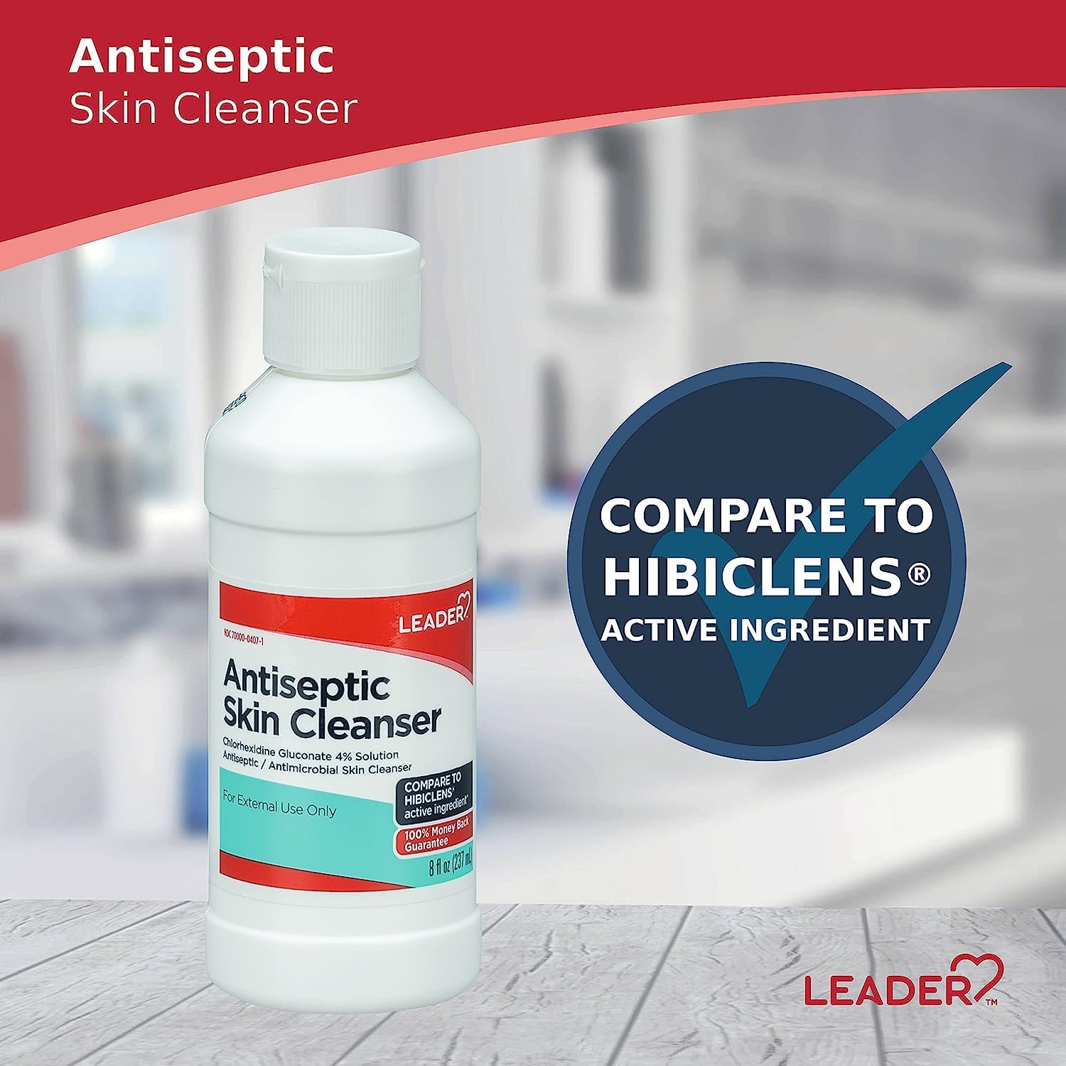 Snapklik.com : Leader Antimicrobial Antiseptic Skin Cleanser And Wash