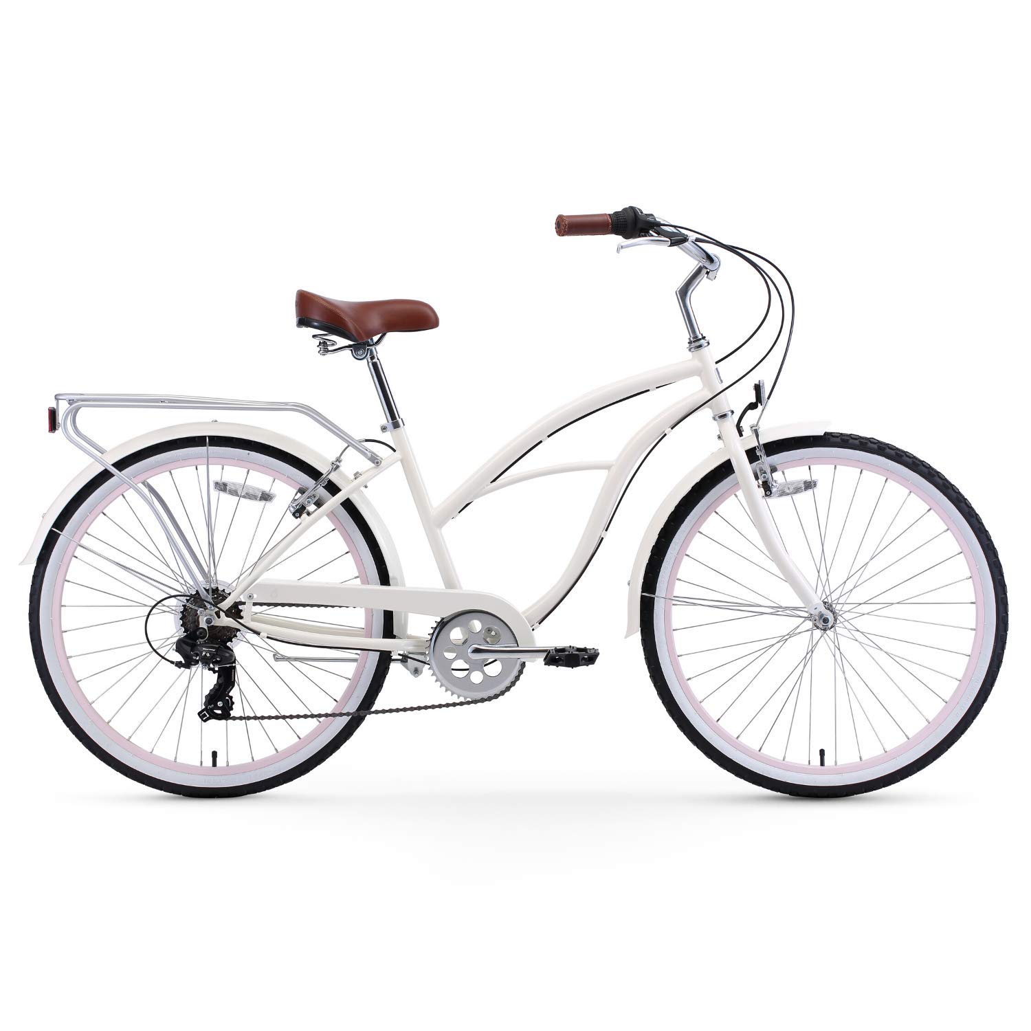Snapklik.com : Sixthreezero Around The Block Womens Beach Cruiser Bike ...