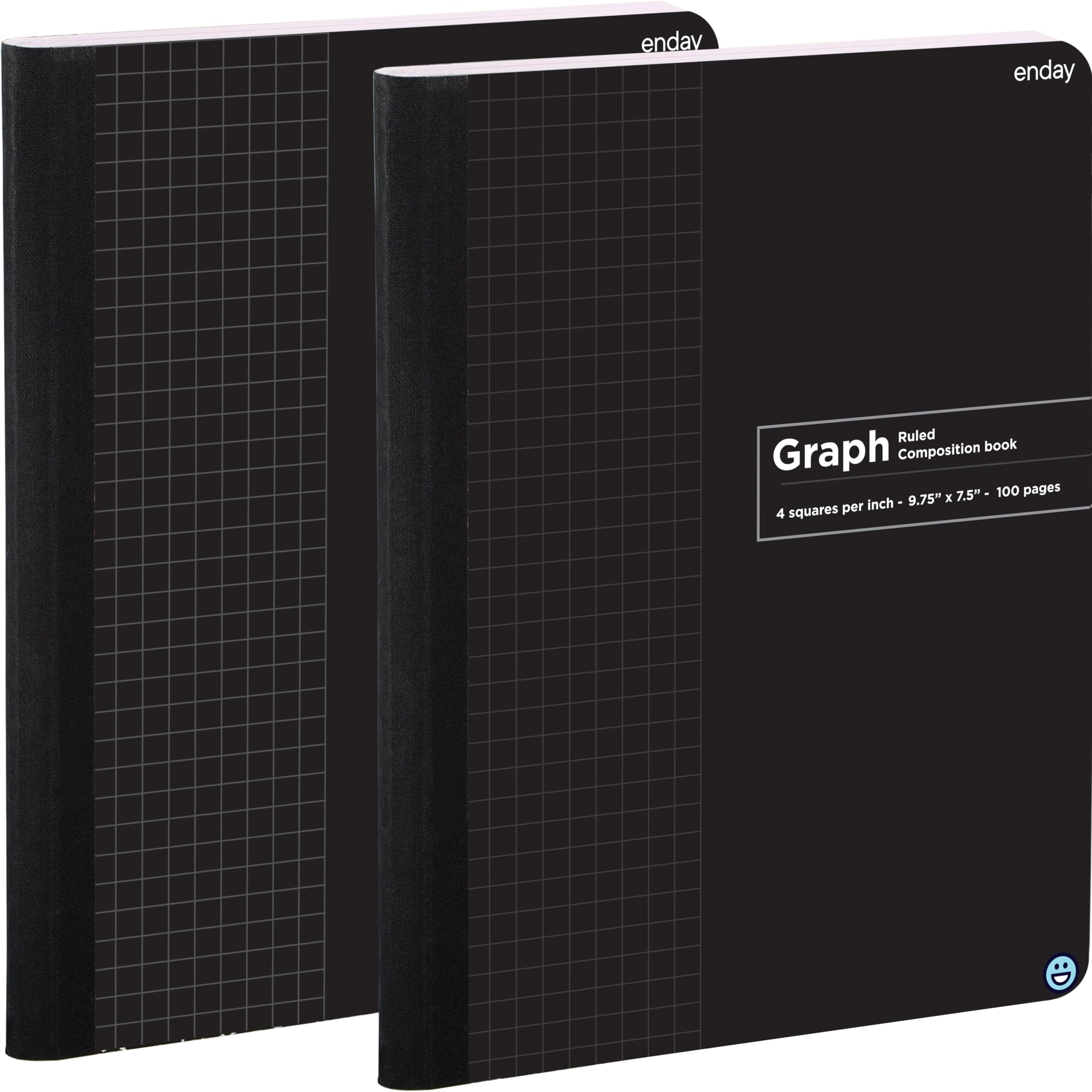Amazon.com : Enday Graph Paper Composition Notebook, Hard Cover ...