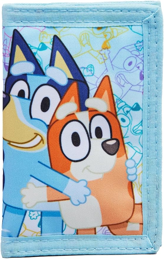 Amazon.com: Bluey Kids’ Trifold Wallet – Durable & Lightweight Bluey ...