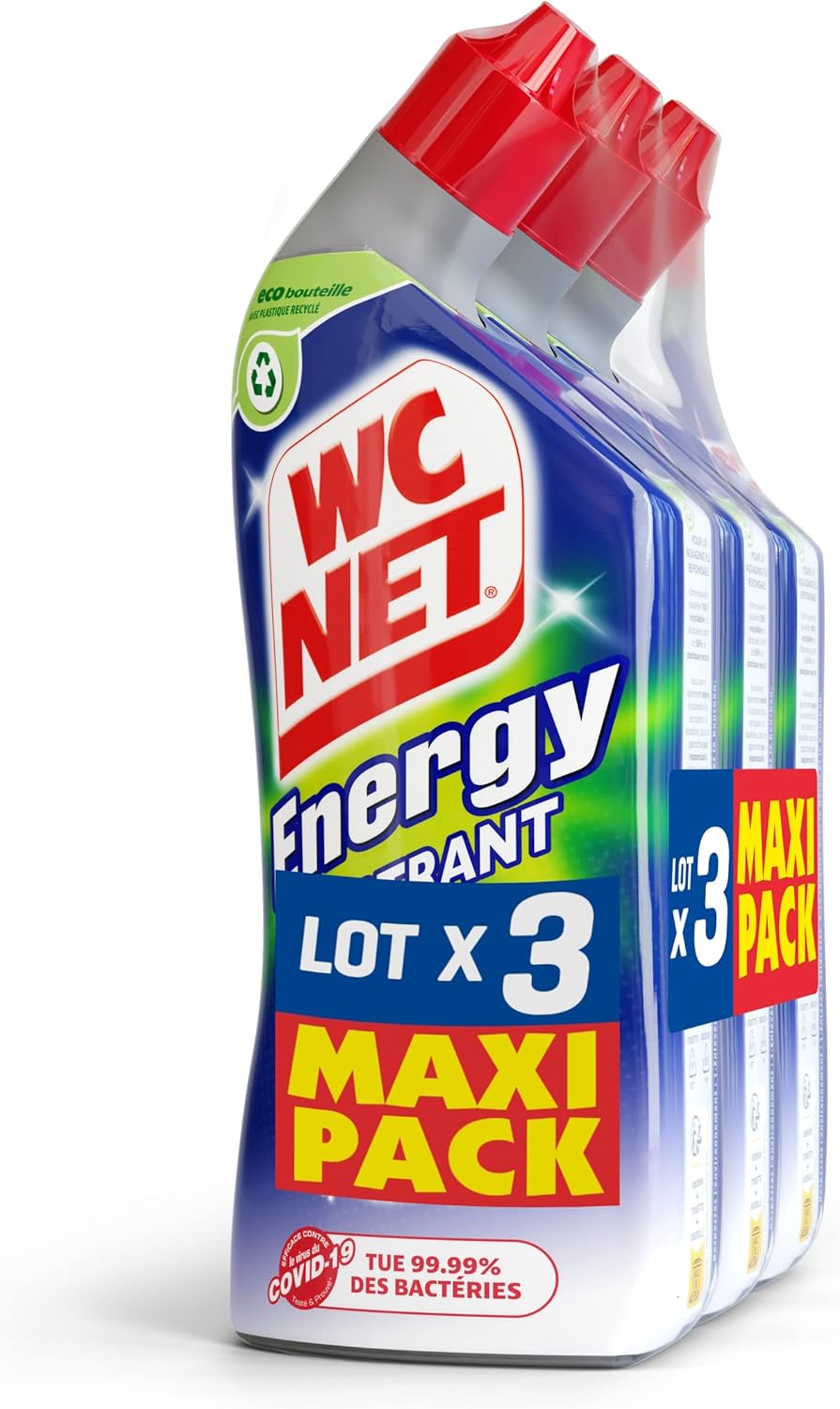 WC Net Energy Gel WC Détartrant 3 x 750 ml : Amazon.fr: Epicerie