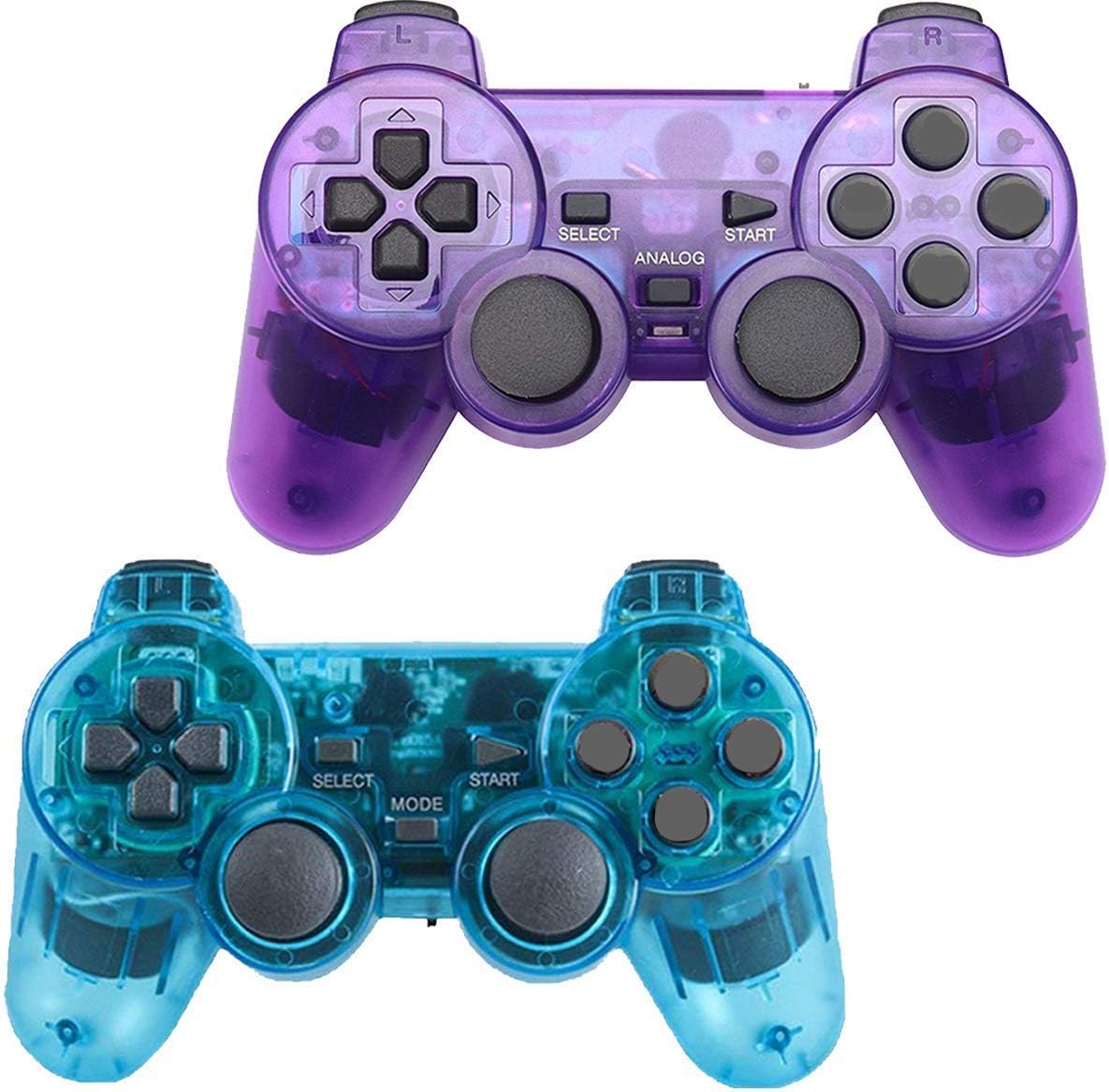 Amazon.com: Wireless Controller for PS2 Playstation 2 Dual Shock (Pack ...
