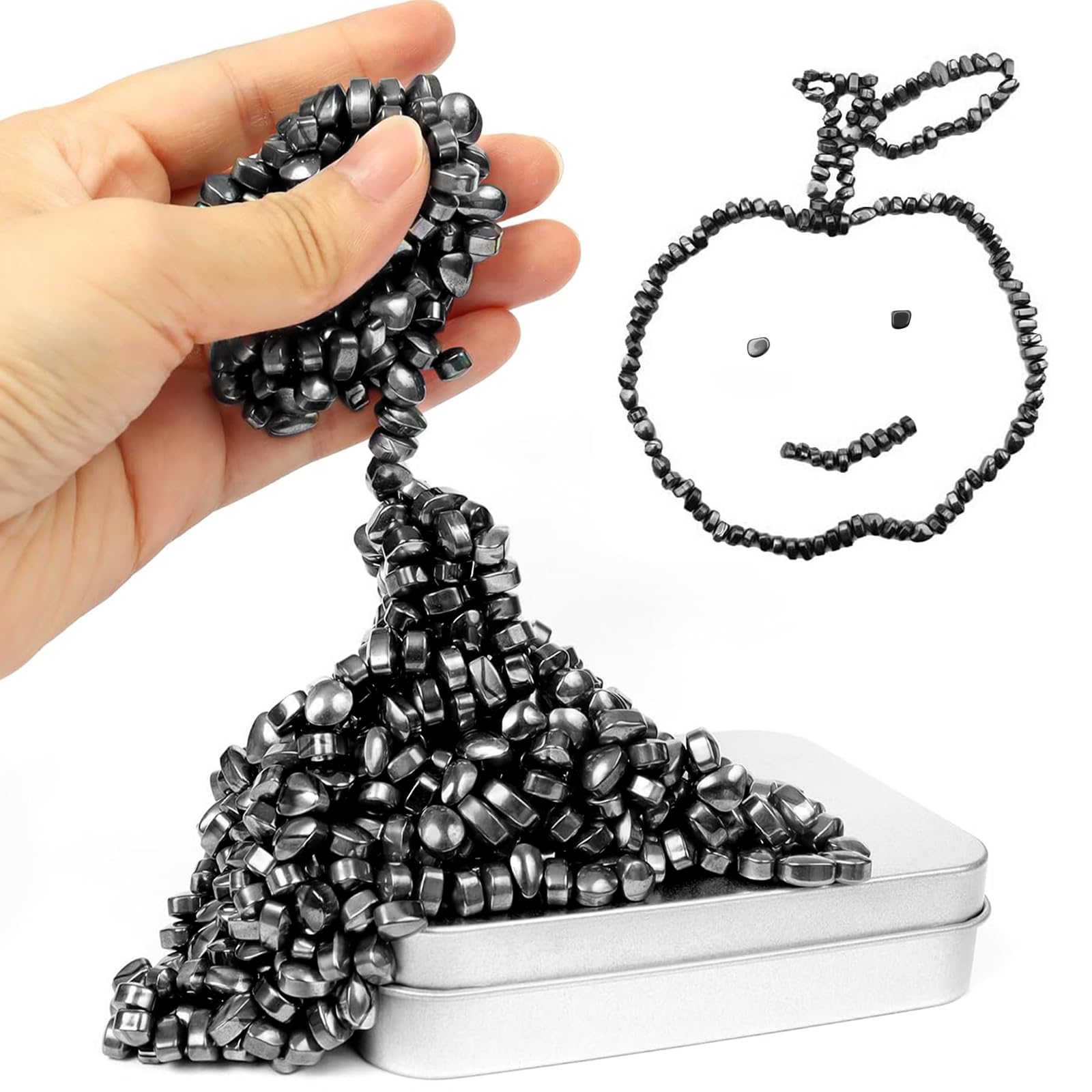 Amazon.com: SRENMSMT Ferrite Putty, 550 pcs Magnetic Fidget Toy, Crags ...