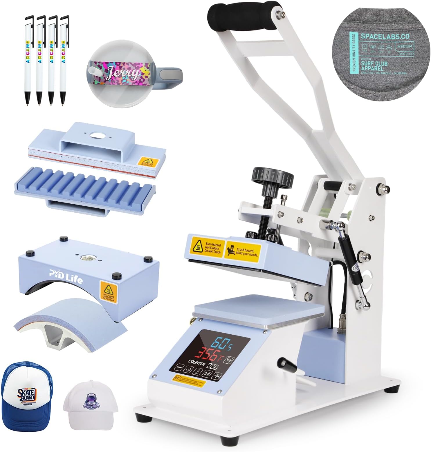 Amazon.com: Heat Press Machine 15x15cm, T Shirt Pressing Machine ...