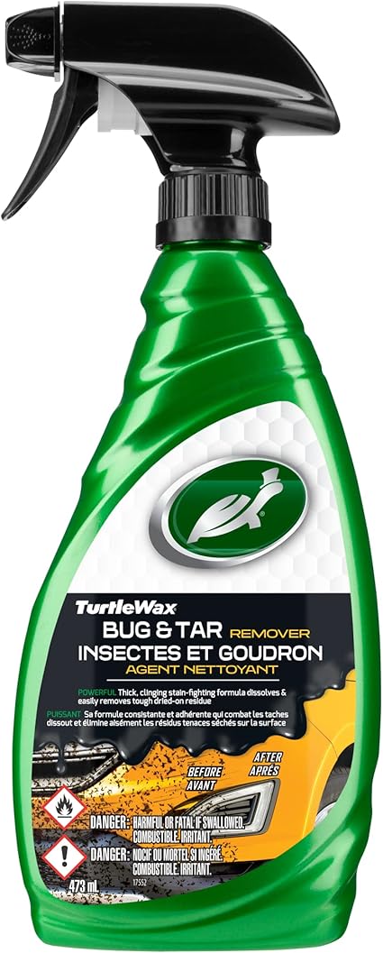 Turtle Wax 50384 Bug & Tar Remover, Removes Dirt, Stains, Tree Sap and ...