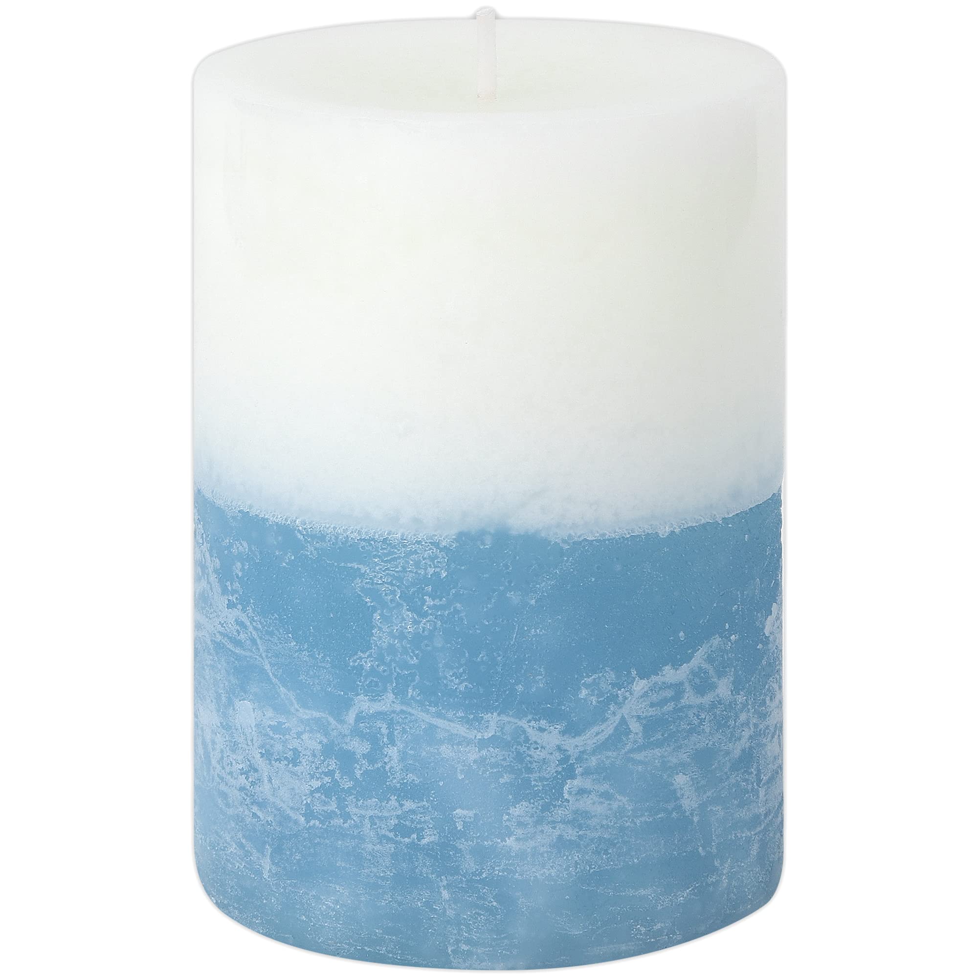 Amazon.com: Hydrangea & Cotton Layered Pillar Candle – 2-3/4 x 4 Inches ...