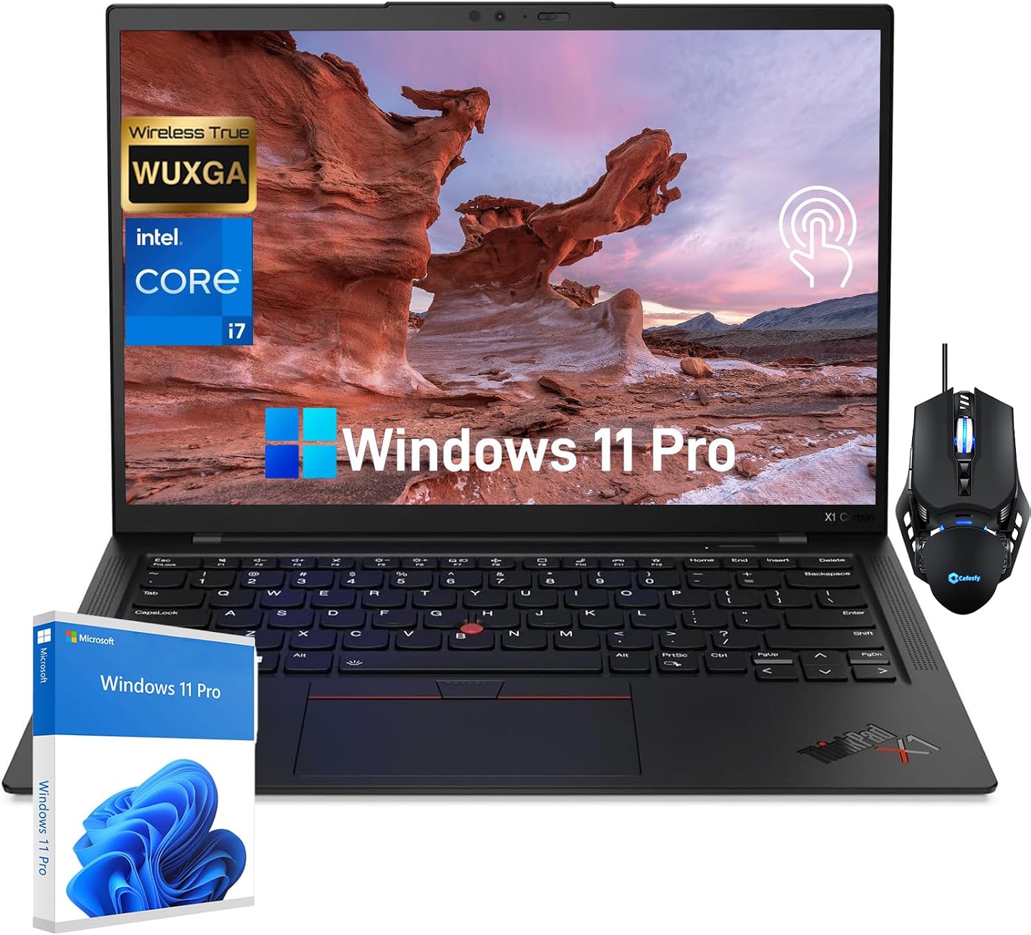 Amazon.com: Lenovo Gen 11 ThinkPad X1 Carbon Business Laptop - 14 ...