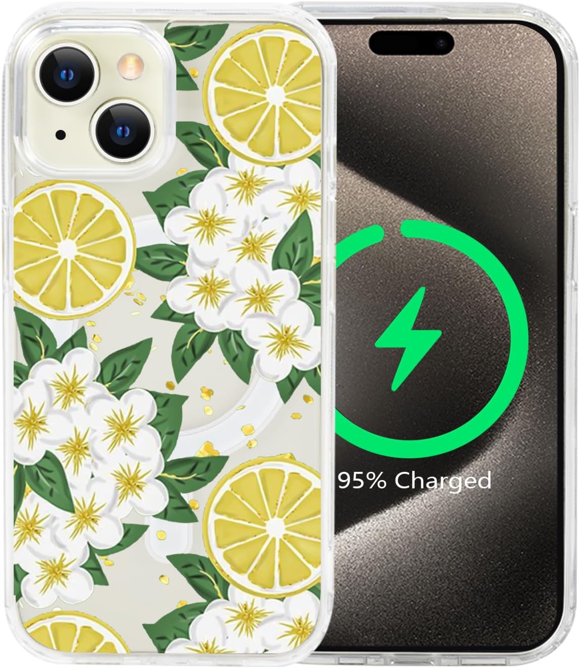 Amazon.com: Tcaraersing for iPhone 15 Plus Flower Magnetic Case ...