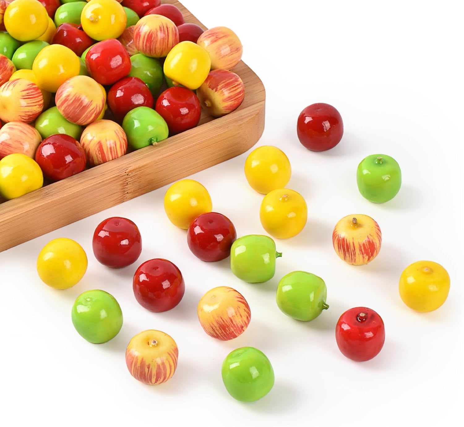 Amazon.com: Hanycon 80PCS Artificial Mini Apple Foams Apples Artificial ...