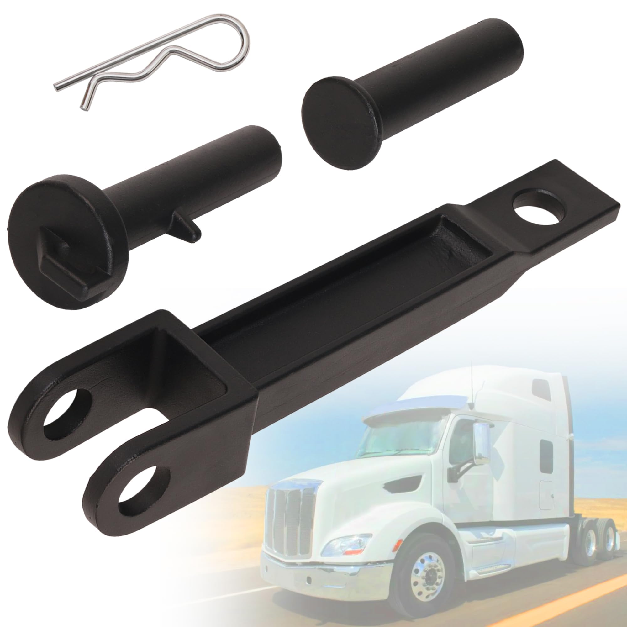 Toe Hook A20-6014 Single Tow Hook With Pins For Peterbilt & Kenworth ...