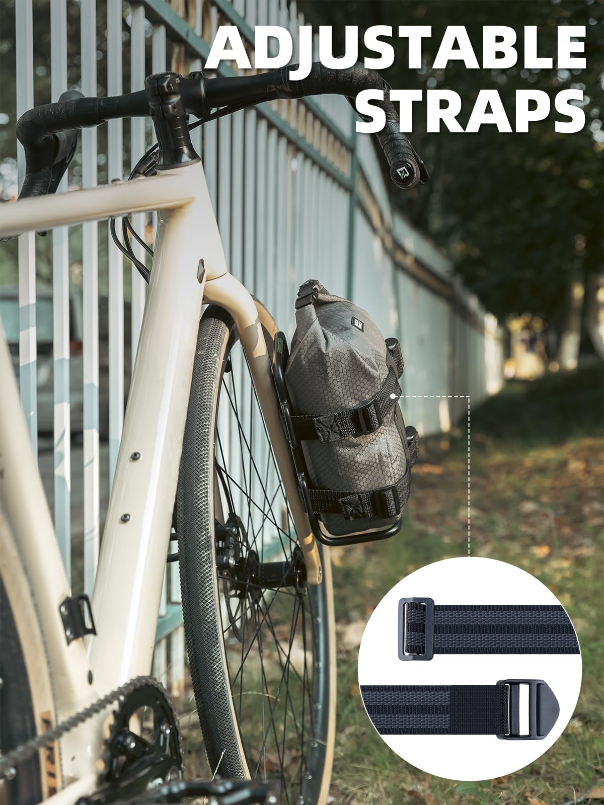 Snapklik.com : Front Bike Rack Aluminum Alloy Luggage Touring Carrier ...