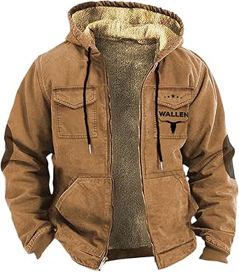 Winter Jacket Men,Winter Military Jackets Fleece Lined Thick Work Coats ...