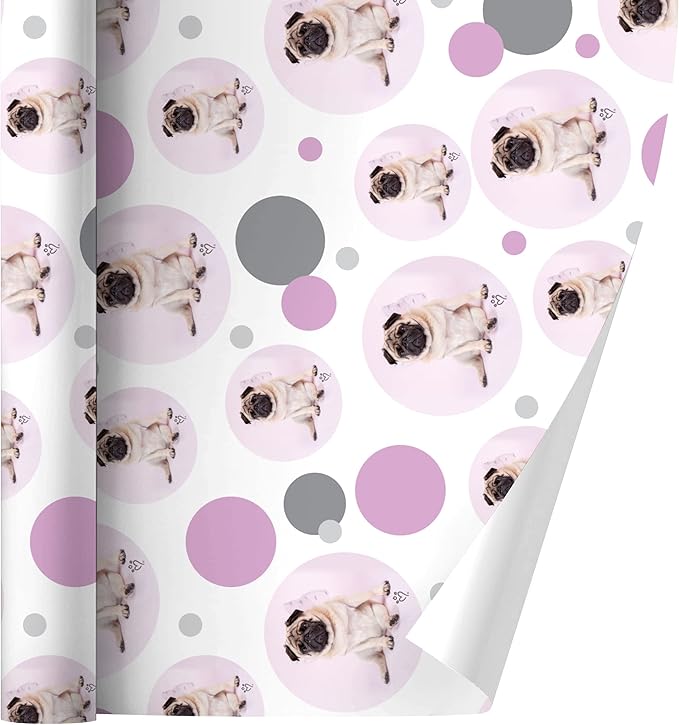 Amazon.com: GRAPHICS & MORE Pug Puppy Dog with Angel Wings Pink Gift ...