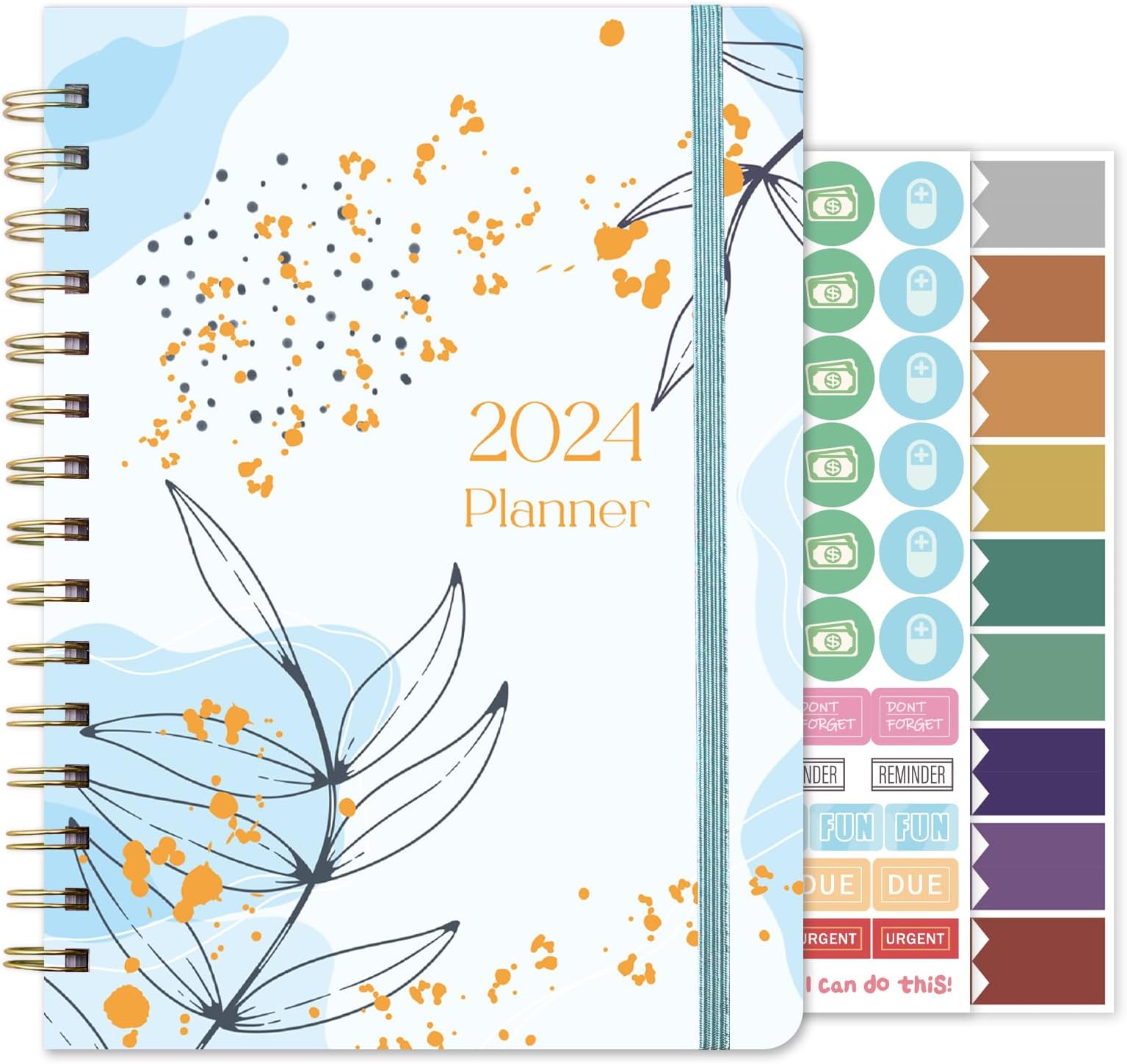 Amazon.com : Planner 2024 Academic Weekly Planner 6.1" x 8.5" Spiral ...