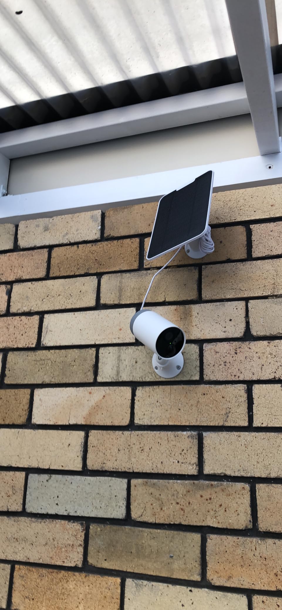 Omiention Upgrade 5V 5W Solar Panel for Security Camera, Compatible ...