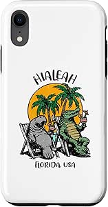 Amazon.com: iPhone XR Hialeah Florida USA Funny Manatee Alligator ...
