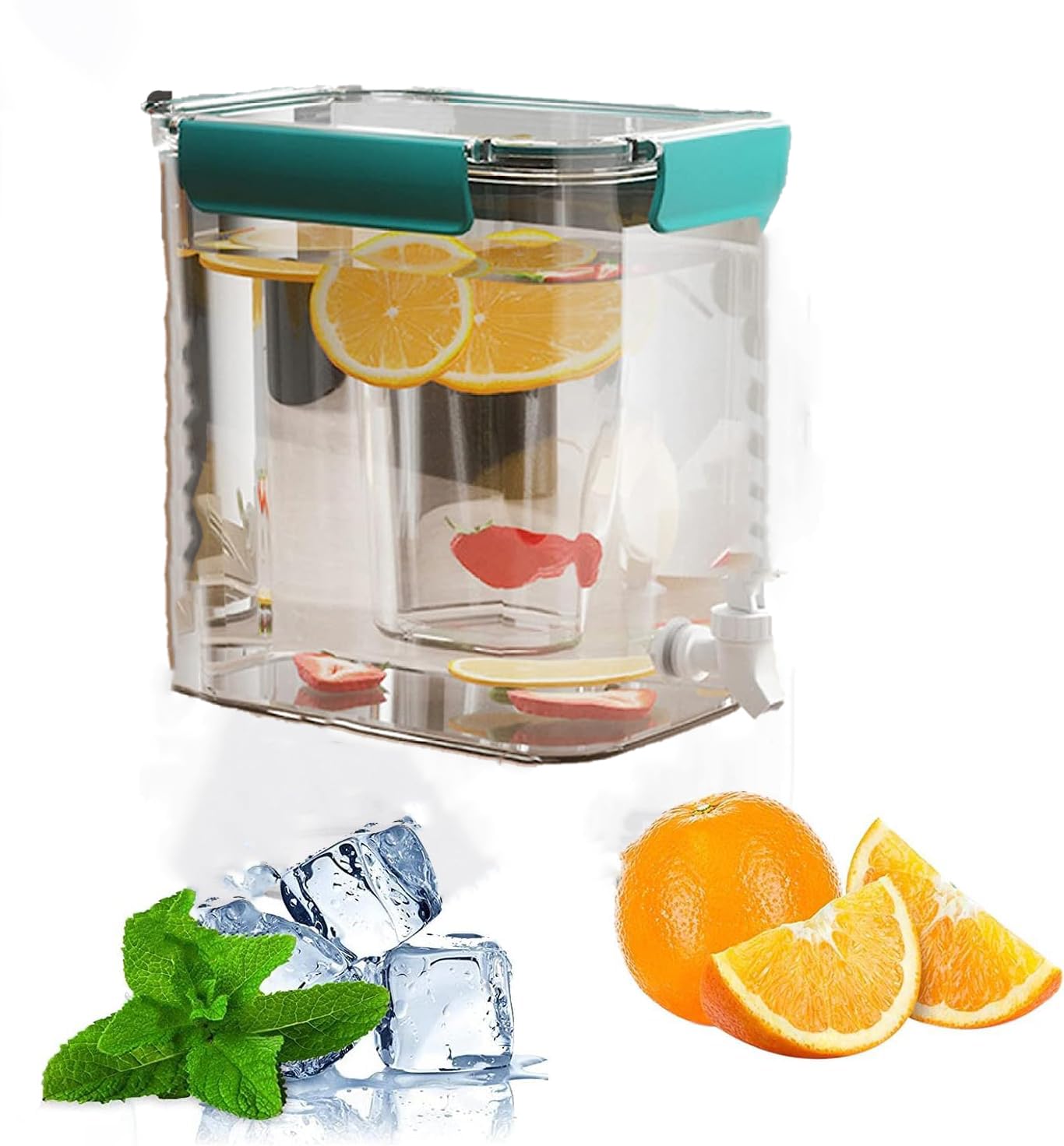 Sisliya Juice Bucket Dispenser, Fridge Drinks Cold Water Bucket Cold ...