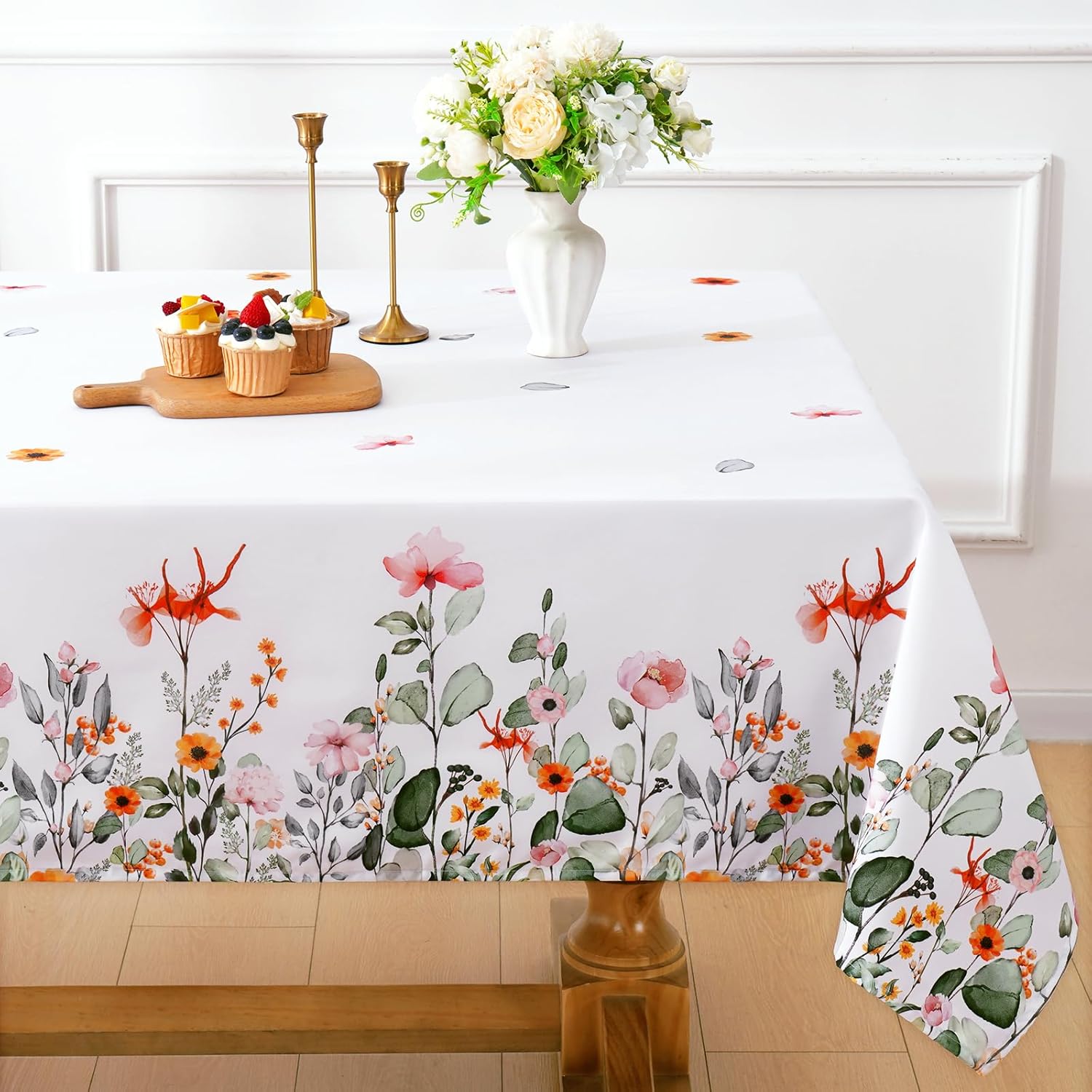 Amazon.com: ASPMIZ Spring Summer Tablecloths Rectangular 60" x 84 ...