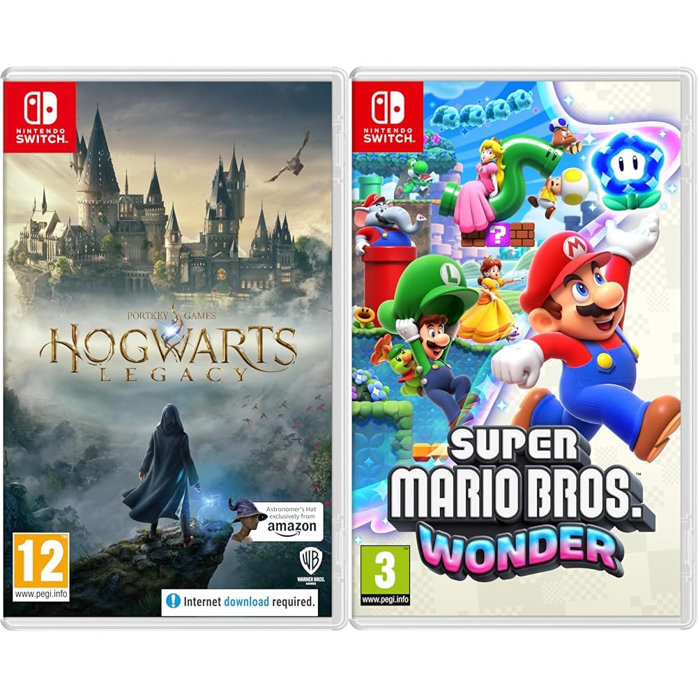 Hogwarts Legacy Nintendo Switch (Amazon Exclusive) & Super Mario Bros ...