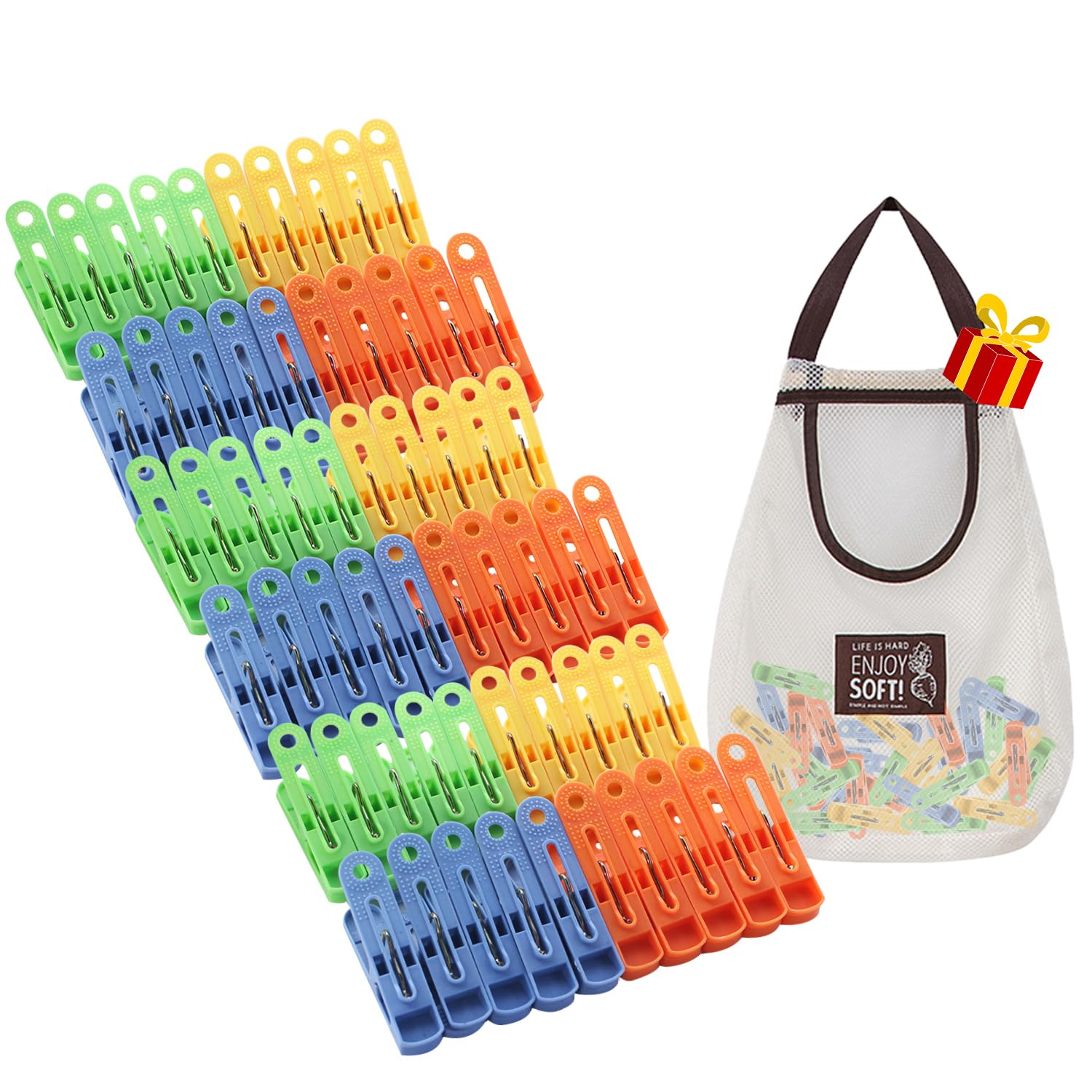 160pzs Pinzas para Ropa Plástico, Pinzas para Colgar Ropa ...