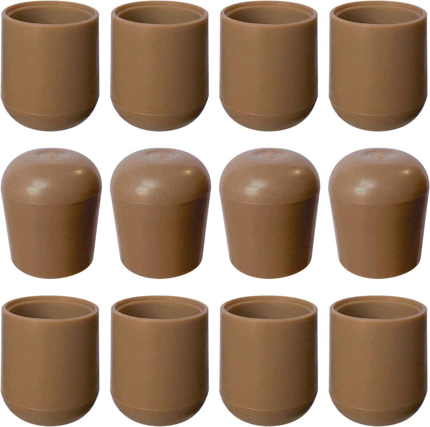 7/8 Inch Folding Chair Leg Caps Heavy-Duty Plastic Chair End Caps Non ...