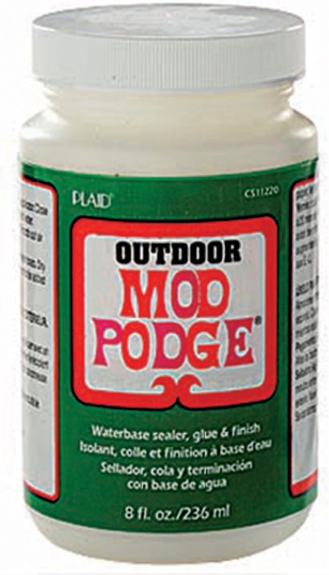 Mod Podge, Water-based Sealer, Glue and Finish, Indoor and Outdoor Safe ...