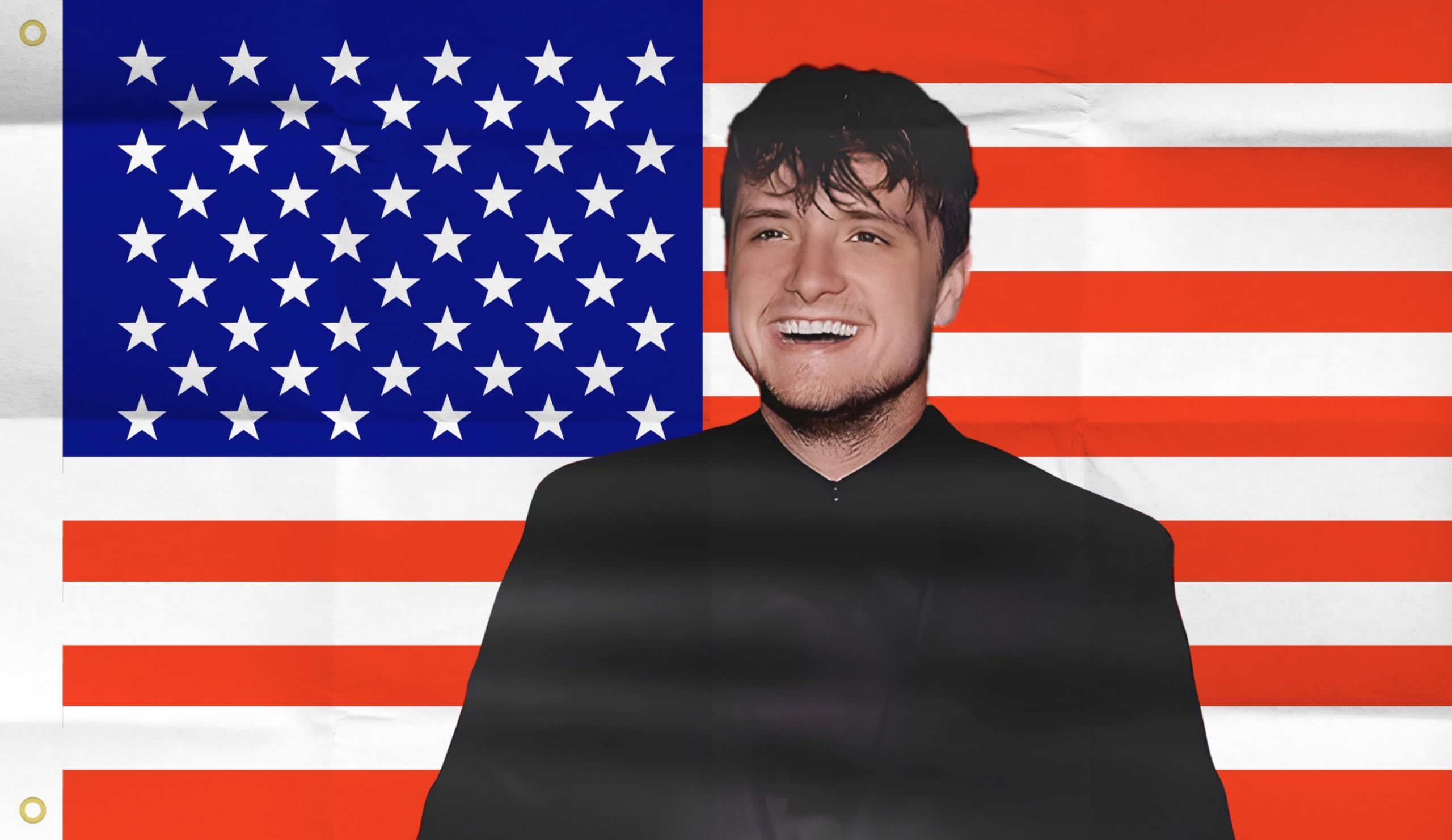 Amazon.com : Josh Flag Pink American Flag 3X5Ft Actor Flag,Polyester ...
