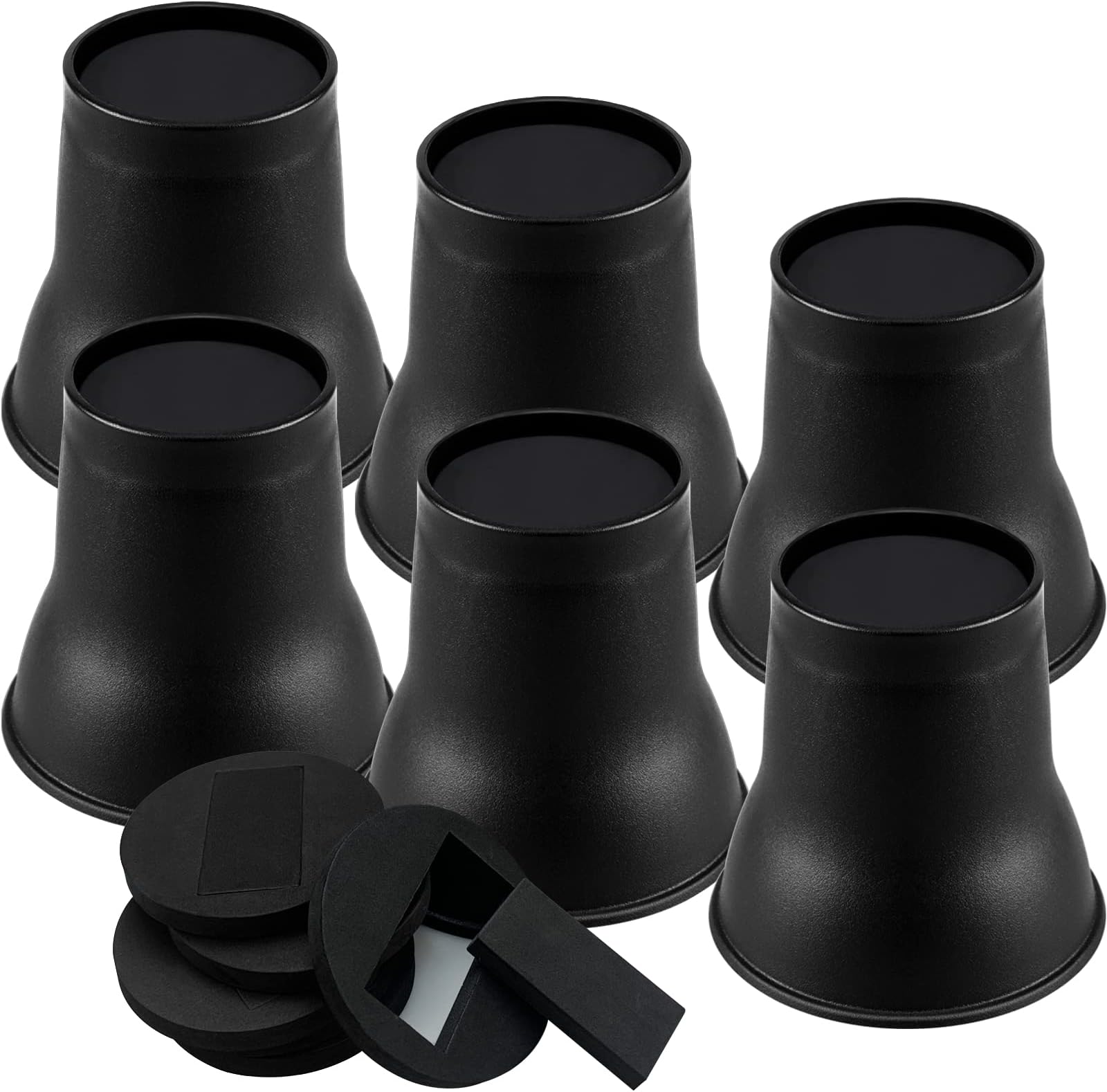 Amazon.com: Twakashic Bed Risers 6 Inch Heavy Duty Furniture Adjustable ...