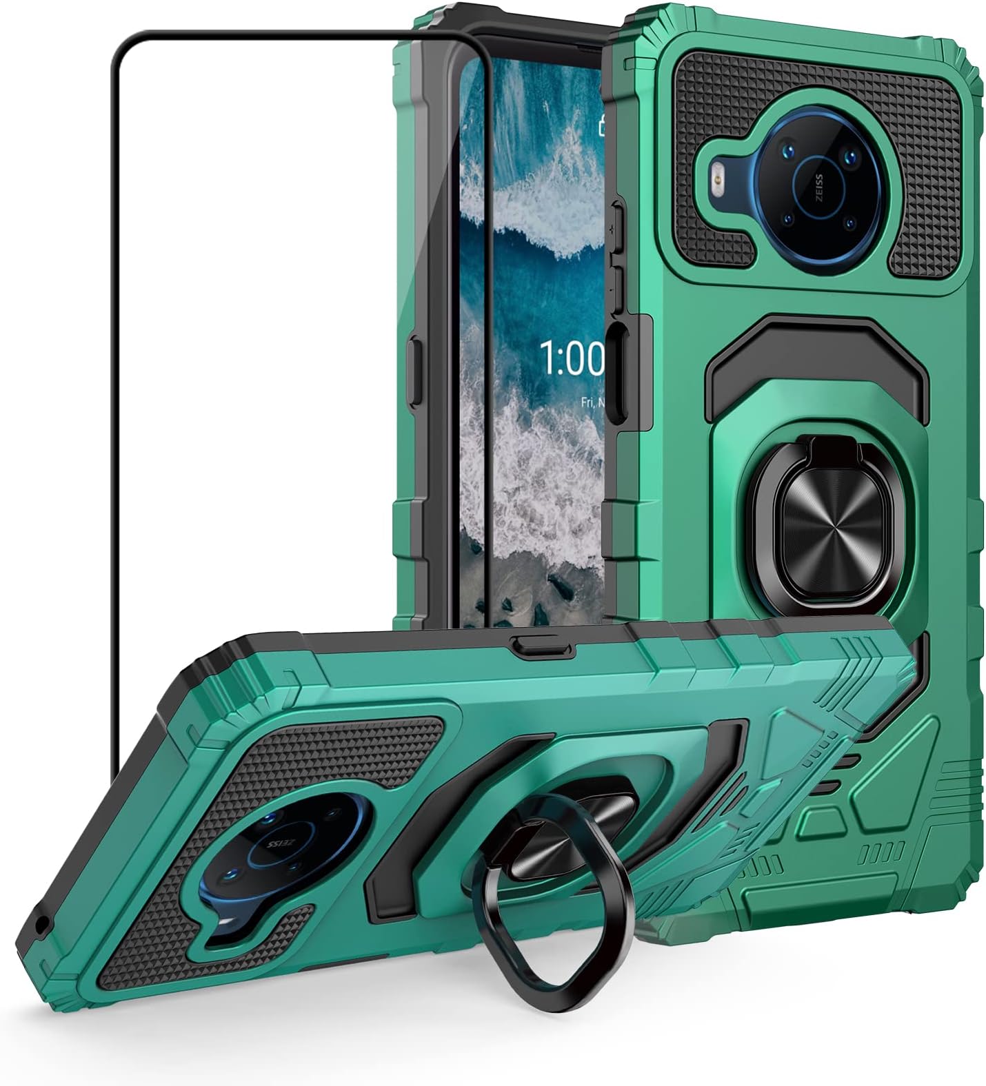 Amazon.com: Sucnakp Nokia G10/G20/6.3 Shock-Absorbent Case with Screen ...