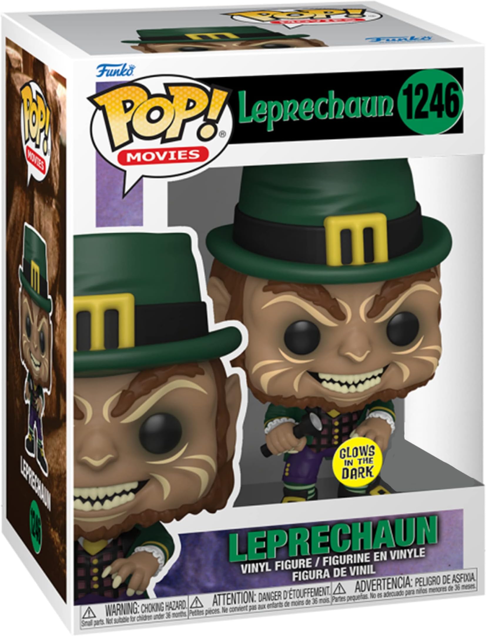 Amazon.com: Funko Pop! Leprechaun with Flashlight #1246 GITD : Toys & Games