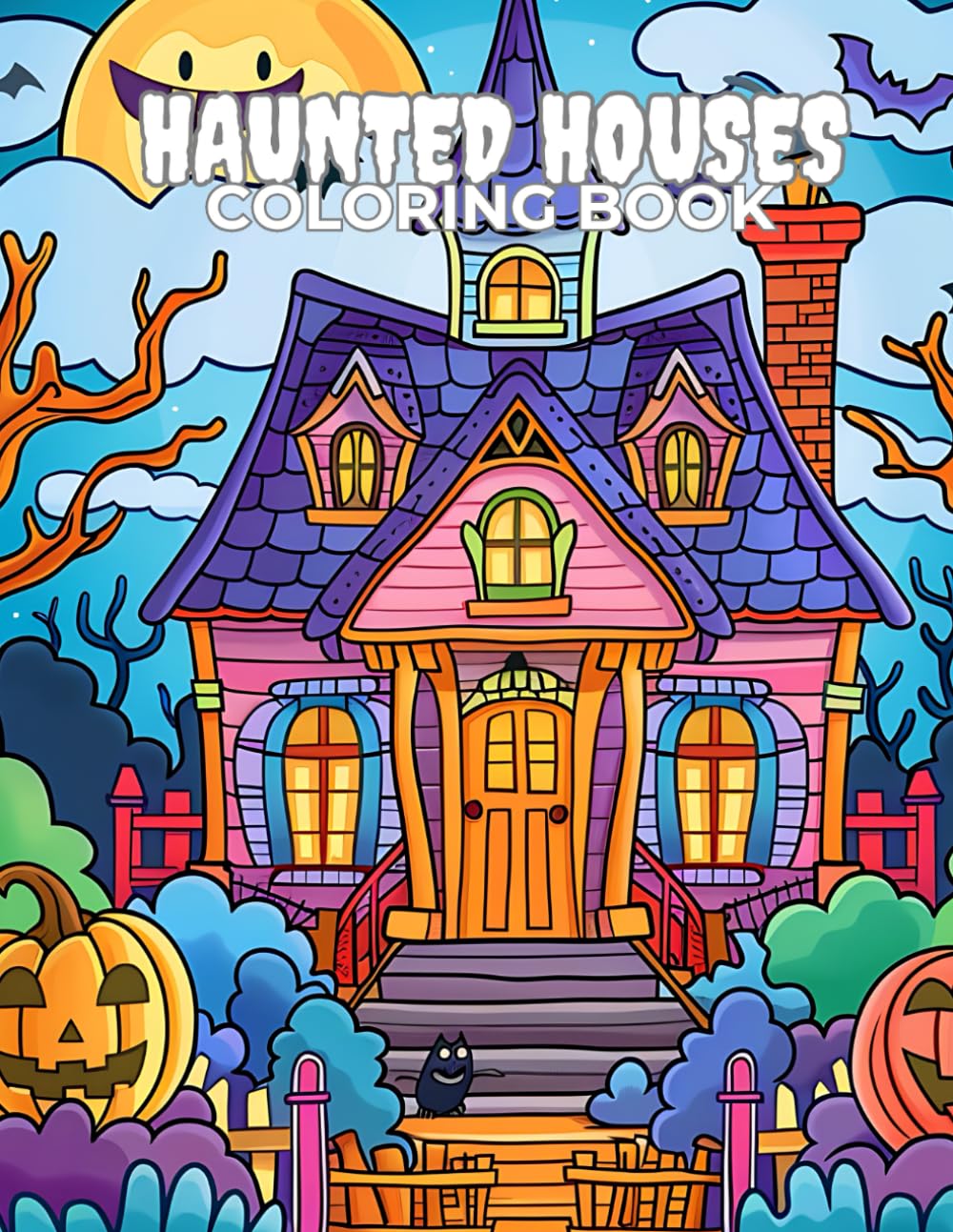 Amazon.com: Haunted Houses: Coloring Book 1: 9798338662731: Publishing ...