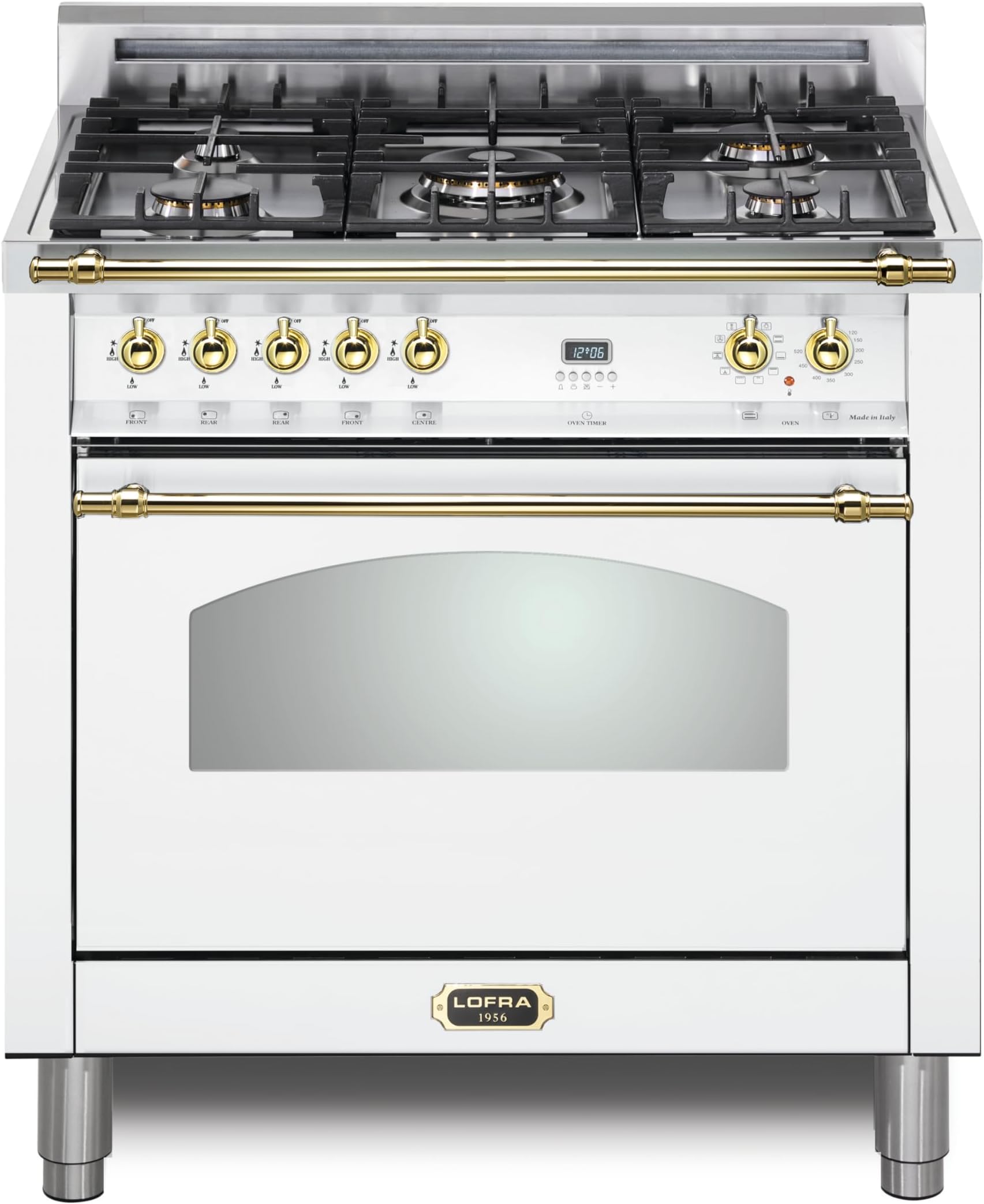 Amazon.com: Lofra DolceVita Series 30 Inch Freestanding Dual Fuel Range ...