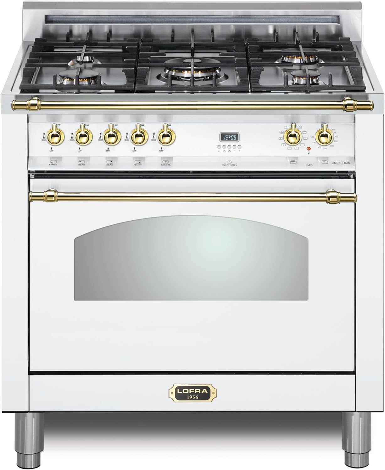Amazon.com: Lofra DolceVita Series 30 Inch Freestanding Dual Fuel Range ...