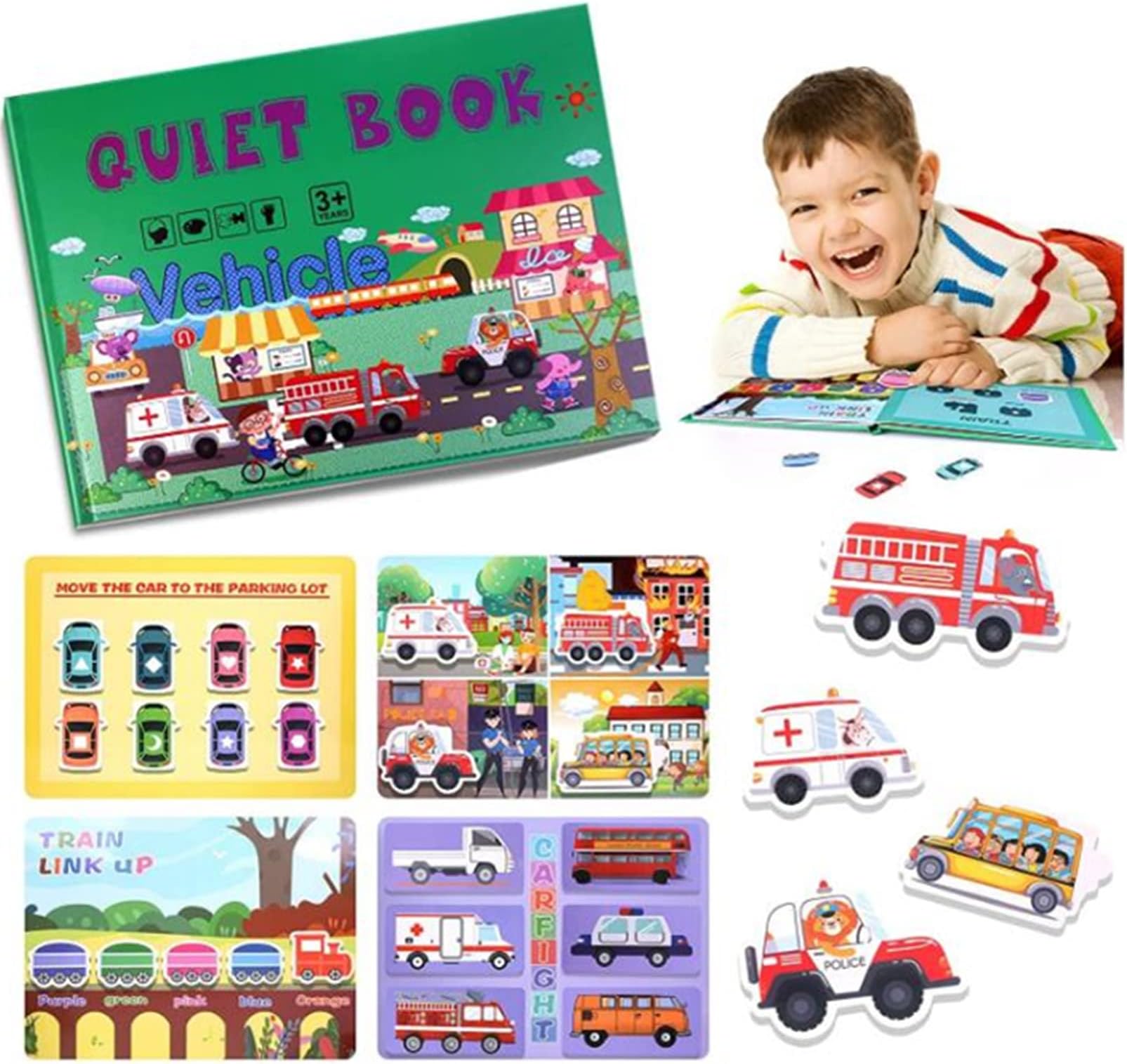 AM ANNA Busy Book for Toddler 1-3 Year Olds, Montessori Preschool ...