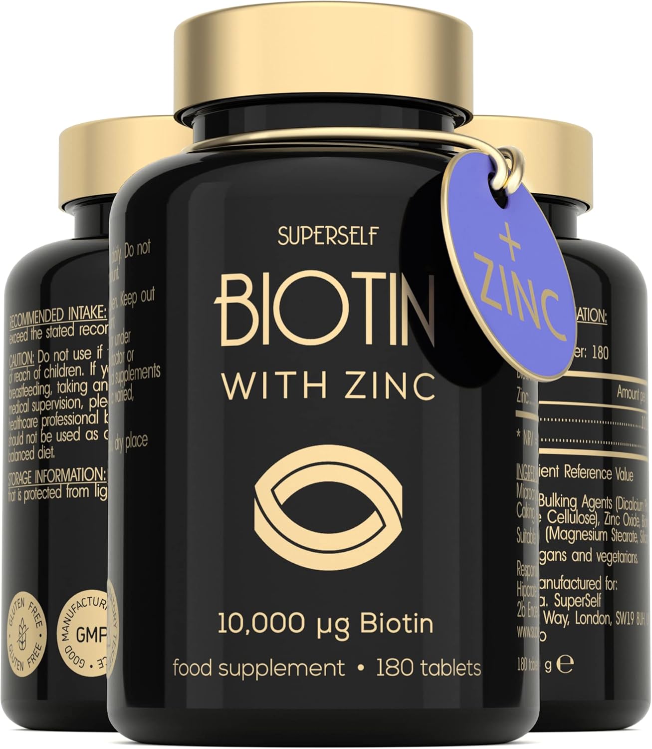 Biotin Hair Growth Tablets - Hair Skin and Nails Vitamins for Women ...