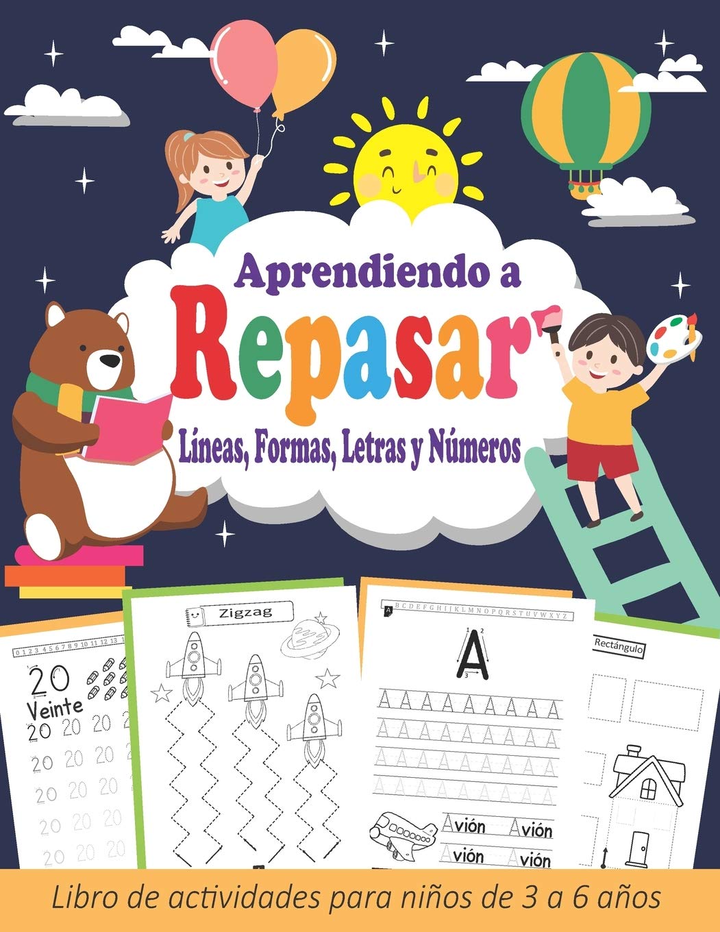 Buy Aprendiendo a Repasar: Lineas Formas Letras Números... Primeros ...