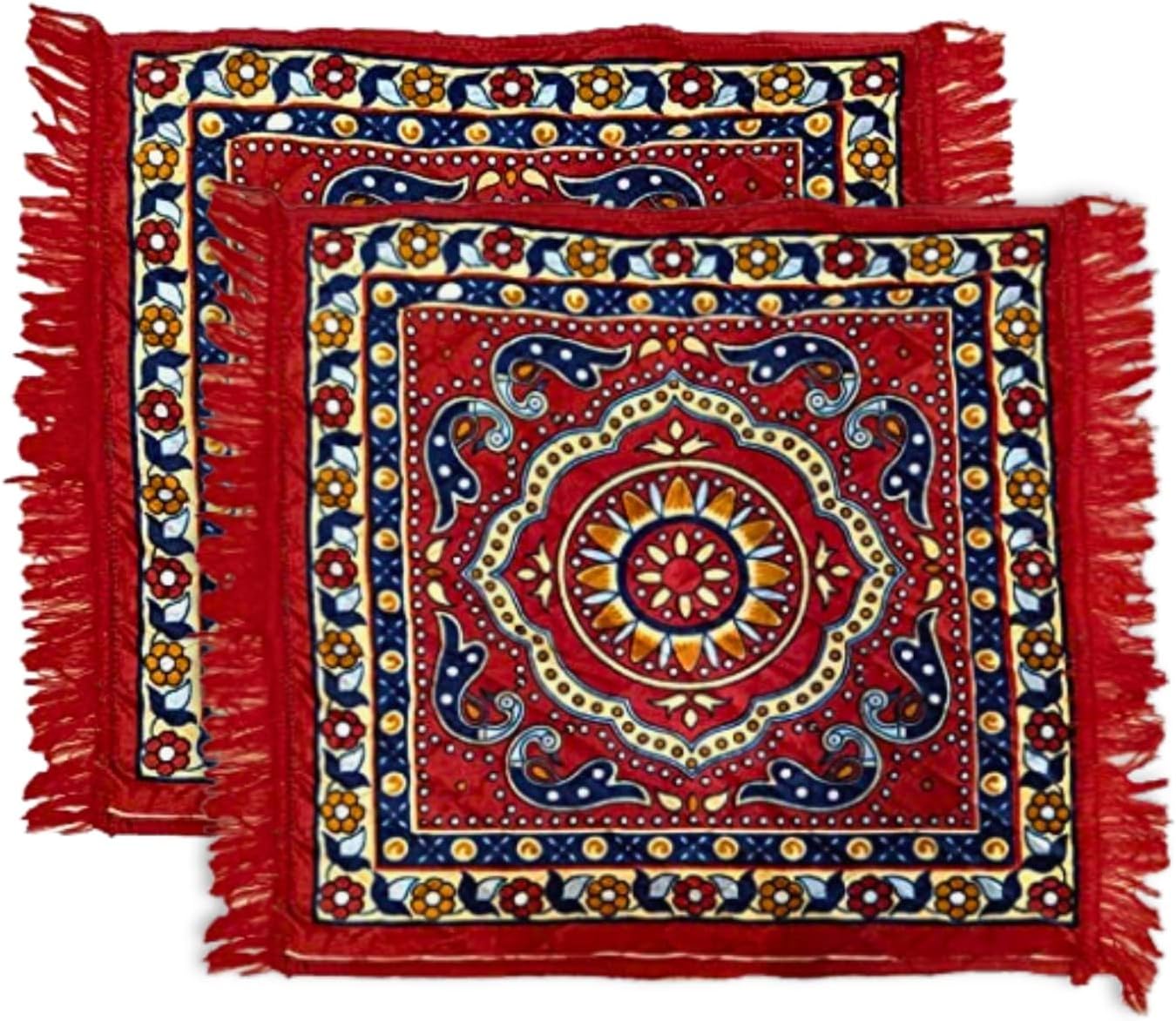 Buy ELEGANT WEAVERS Pooja Asan for Sitting | Asana for Puja for Sitting ...
