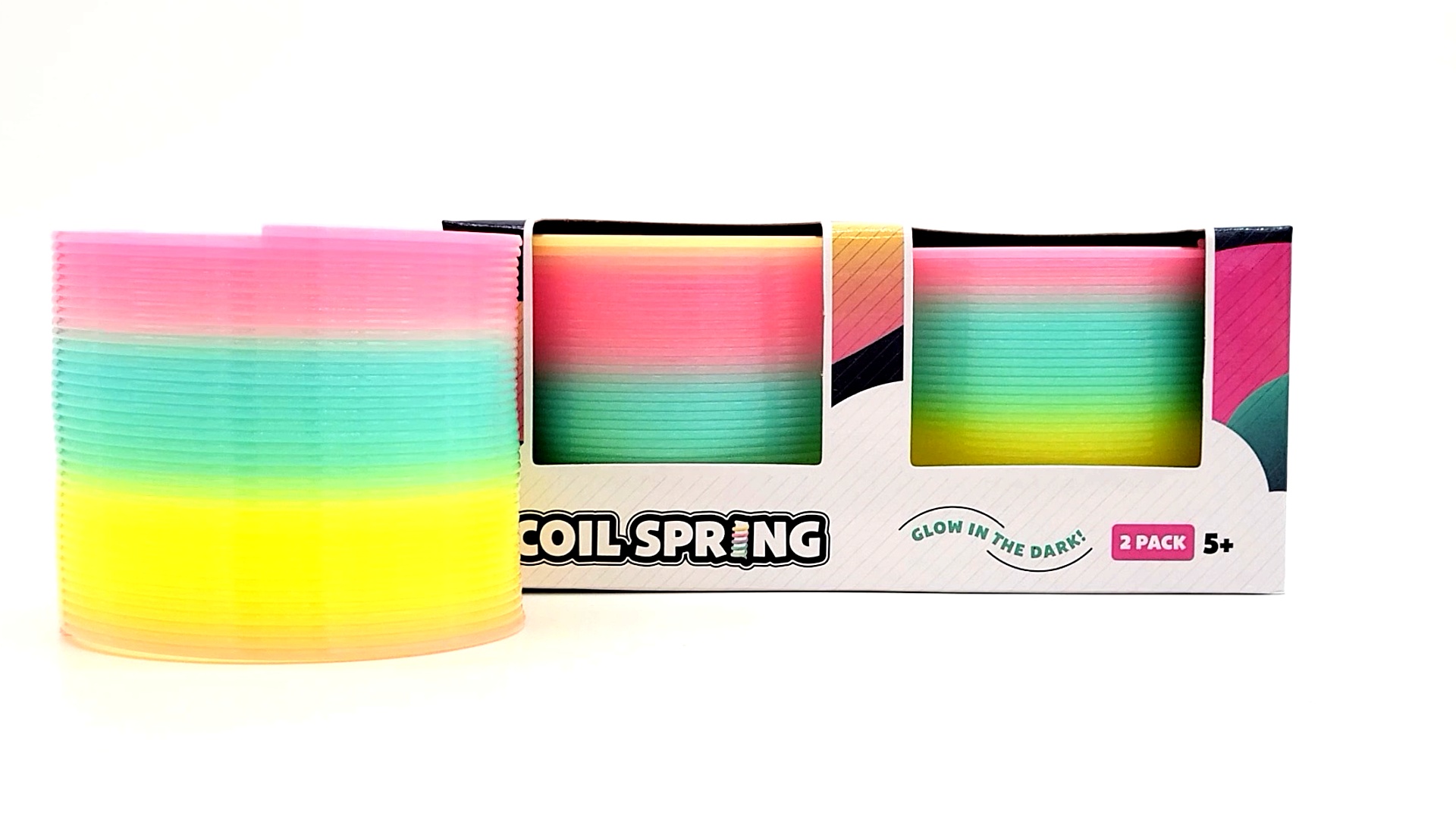 Snapklik.com : The Dreidel Company Plastic Coil Spring, Glow-In-The ...