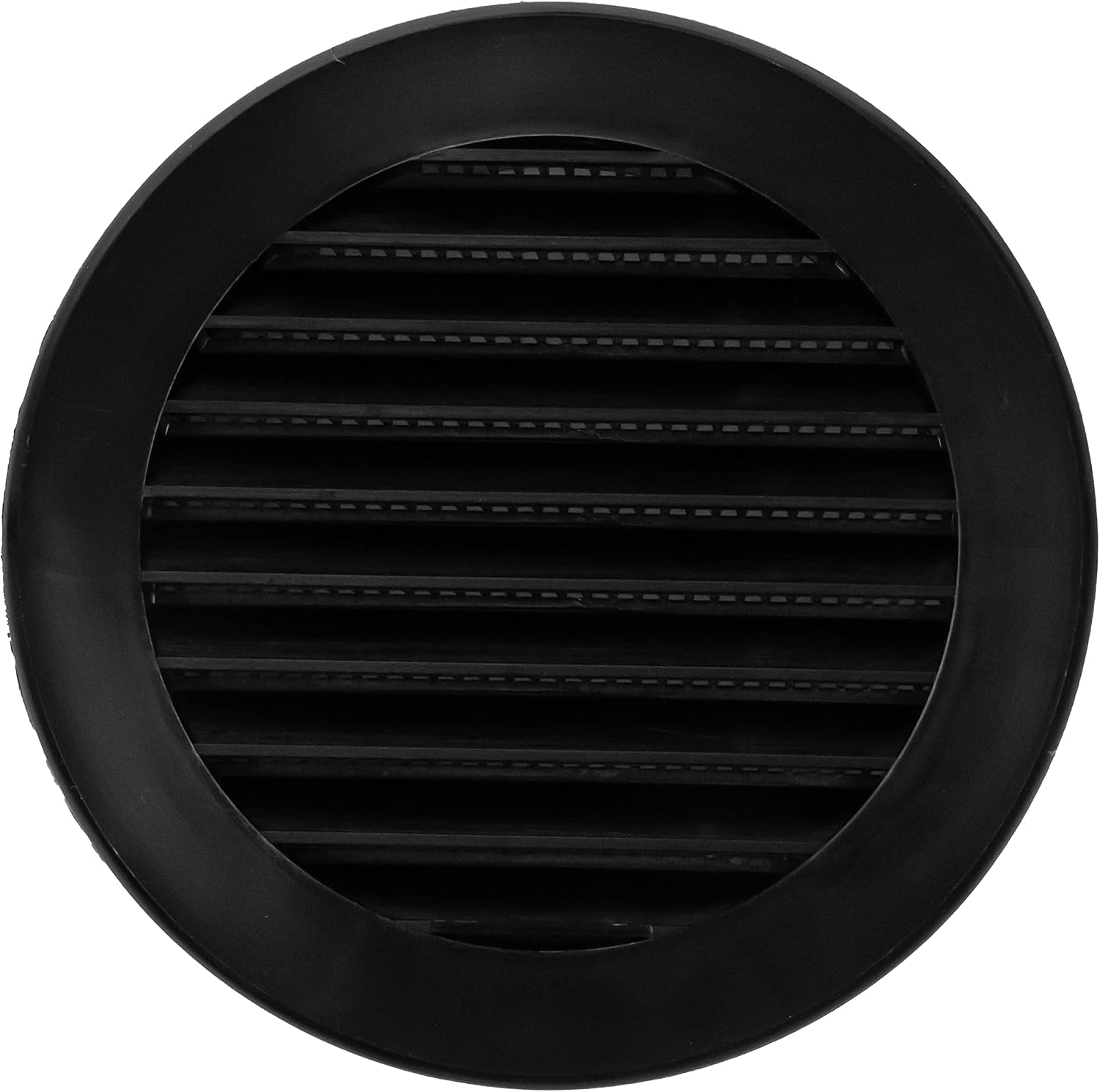 Vent Systems 4'' Inch Black Soffit Vent Cover - Round Air Vent Louver ...