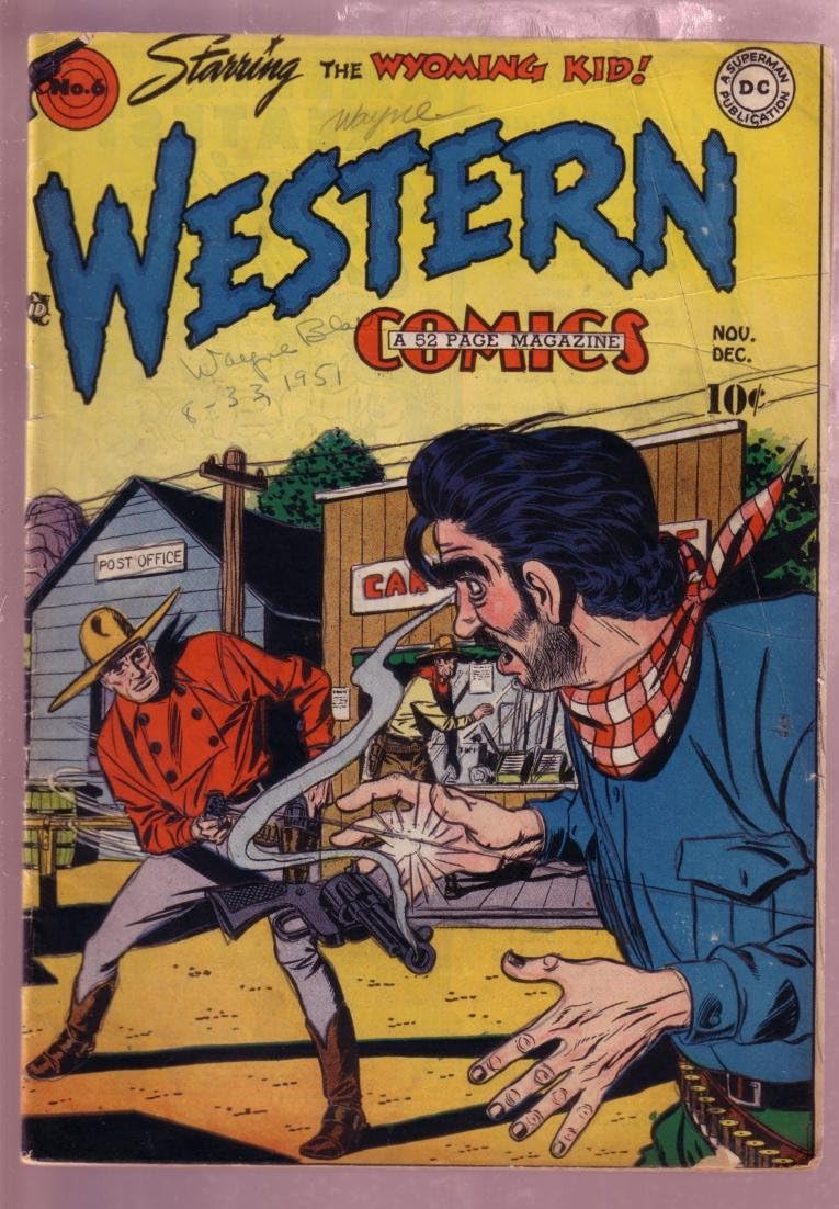 Amazon.com: WESTERN COMICS #6 1948- THE WYOMING KID-COWBOY MARSHALL VG ...