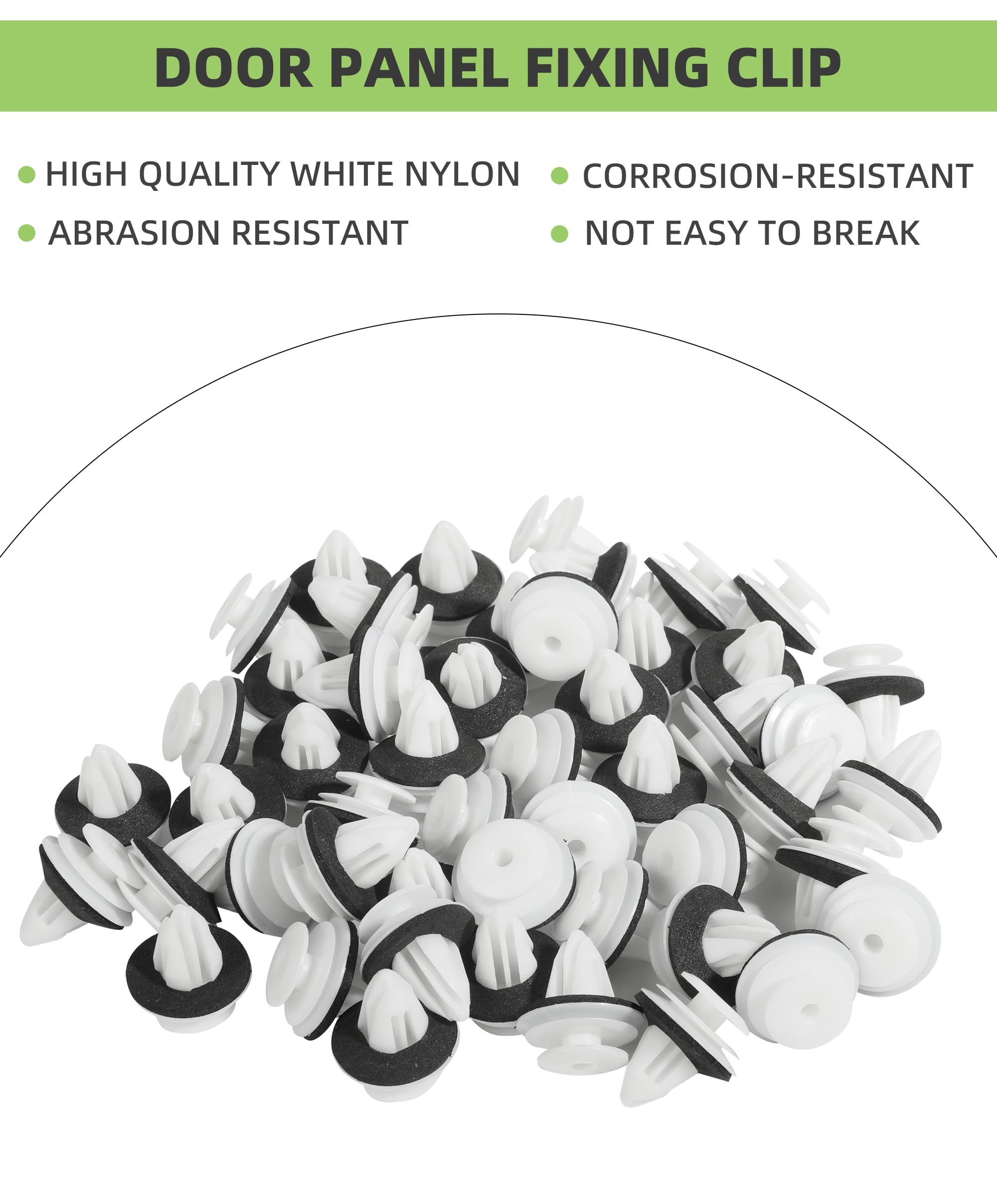 Snapklik.com : 50PCS Door Trim Panel Retainers Clips,Auto Bumper ...