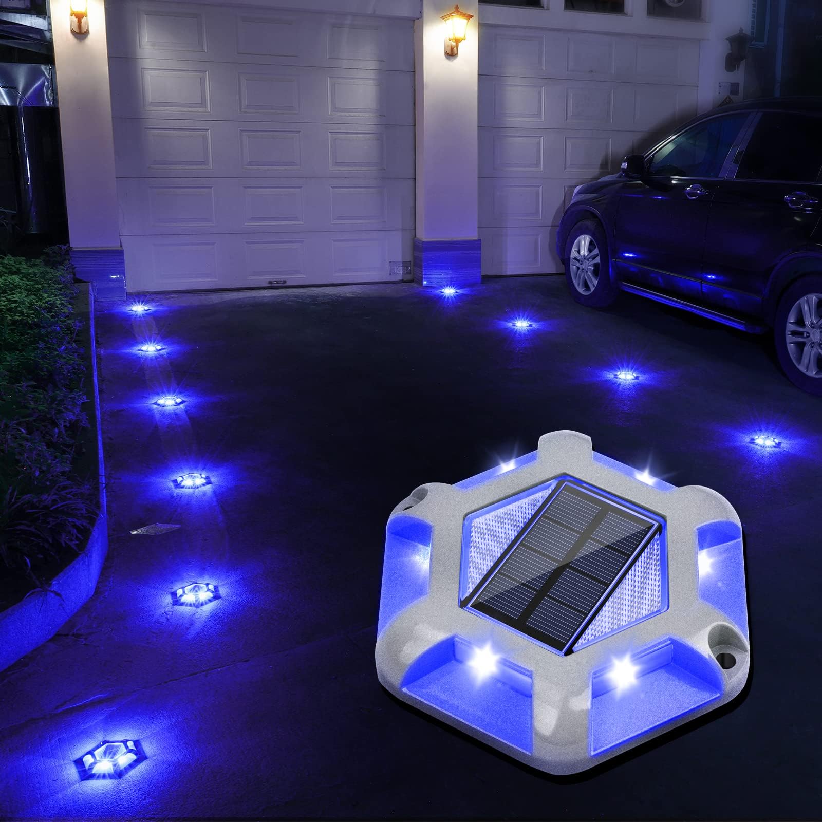 Honalia Solar Dock Lights Outdoor Waterproof IP68, Driveway Lights ...