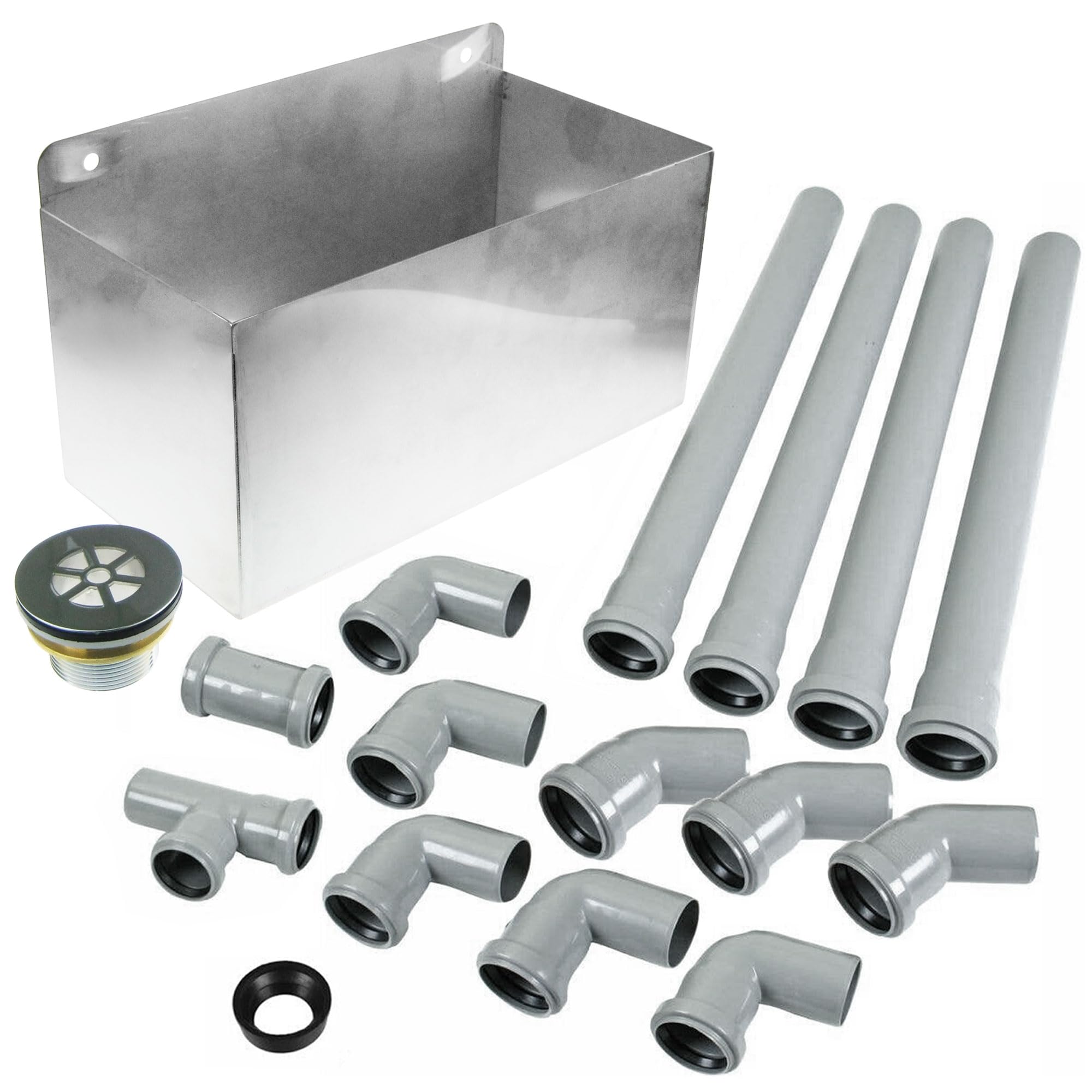 STAINLESS STEEL TUNDISH & DRAIN PIPE INSTALLATION KIT FOR RATIONAL ...