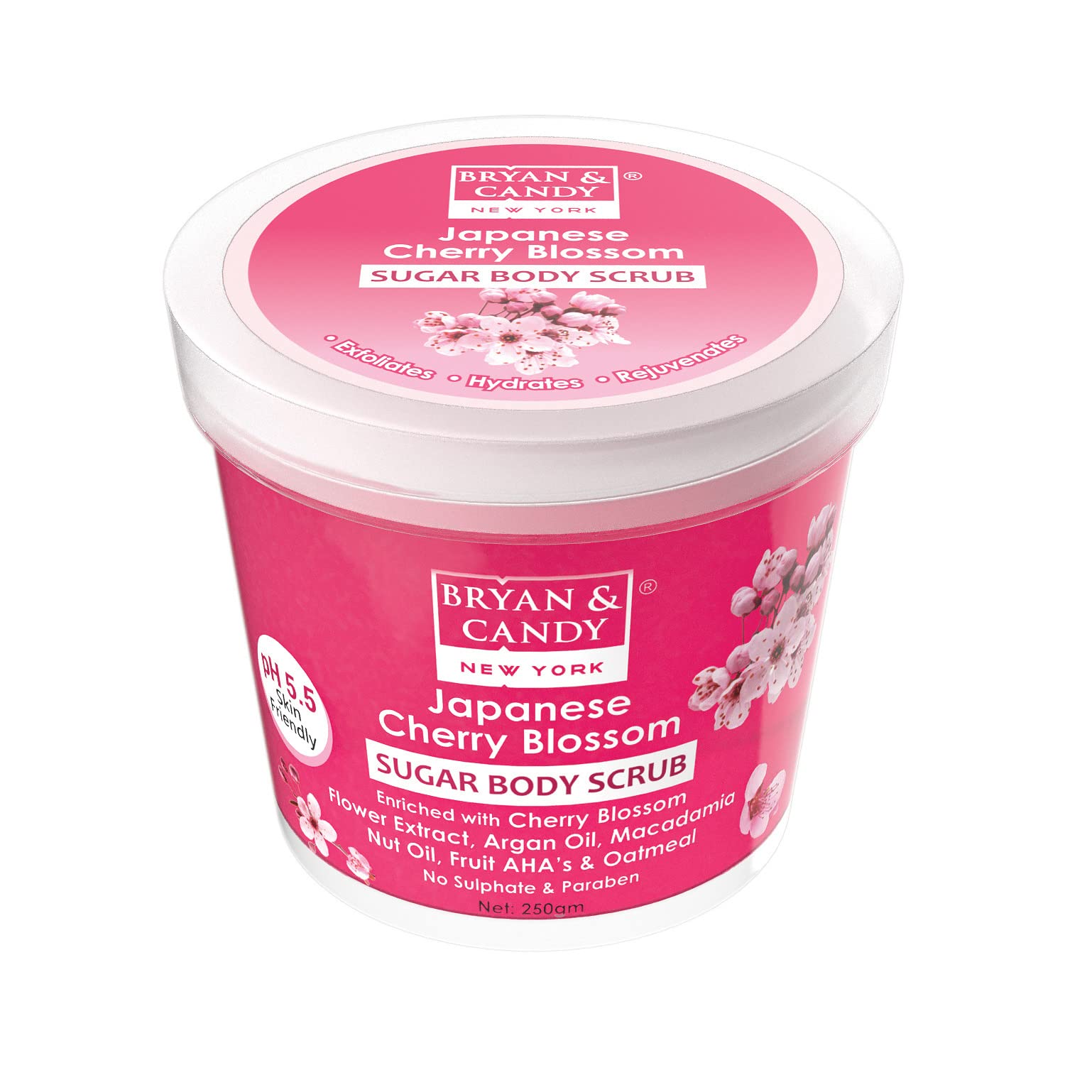 Buy Bryan & Candy Cherry Blossom Sugar Body Scrub PH 5.5 For Tan ...