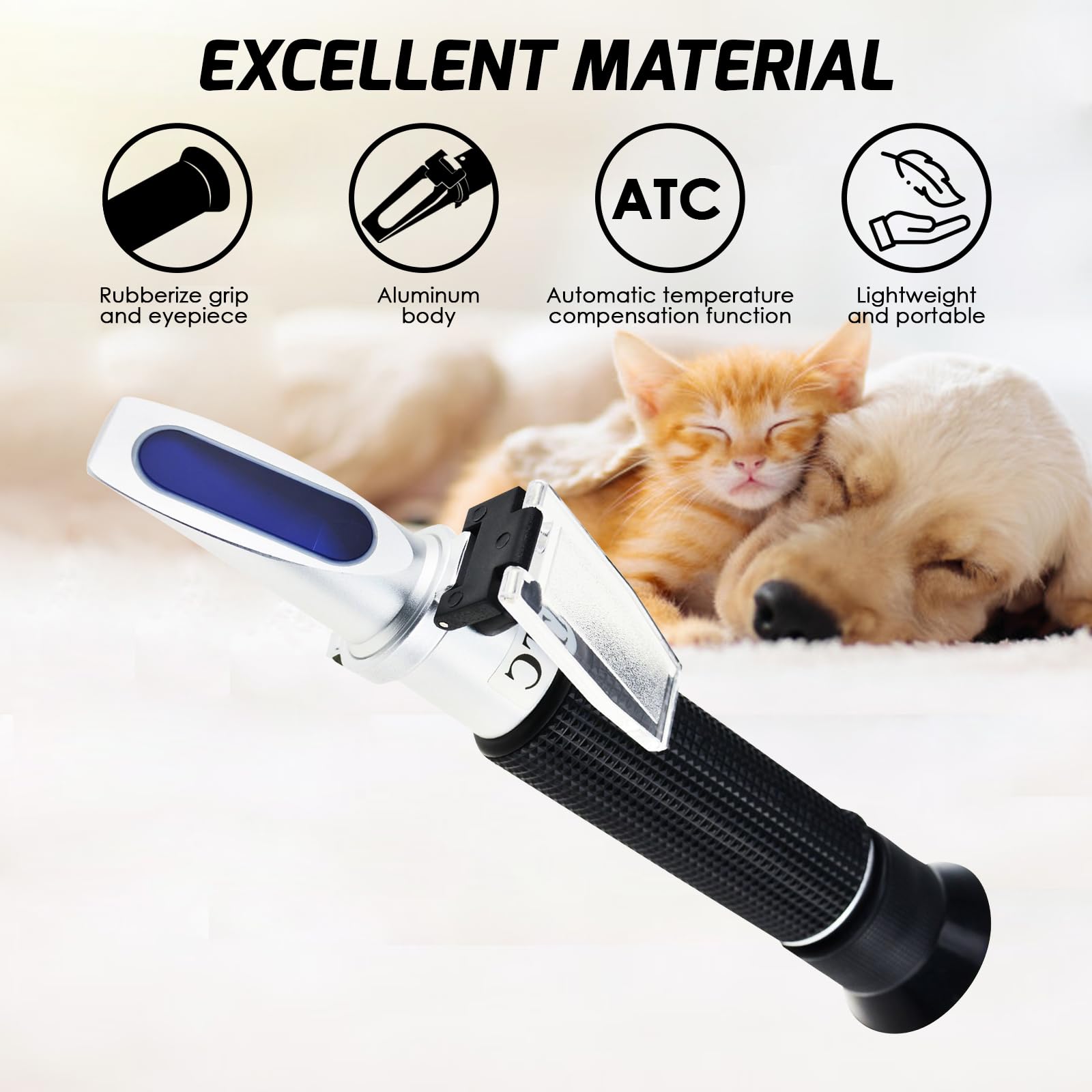 Snapklik.com : 3-in-1 Animal Clinical Refractometer, Veterinary ...