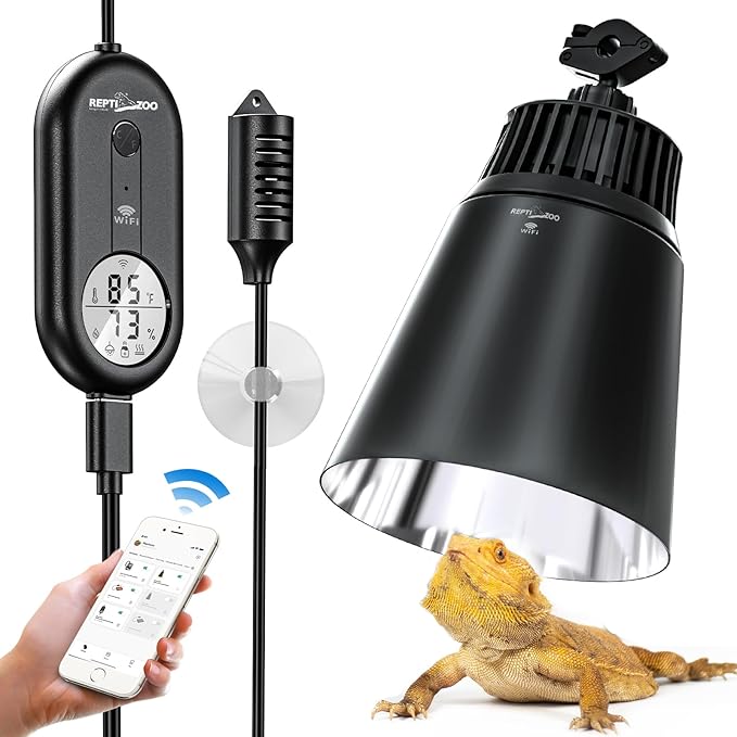 Amazon.com : REPTI ZOO Smart WiFi ReptileThermostat Hygrostat ...