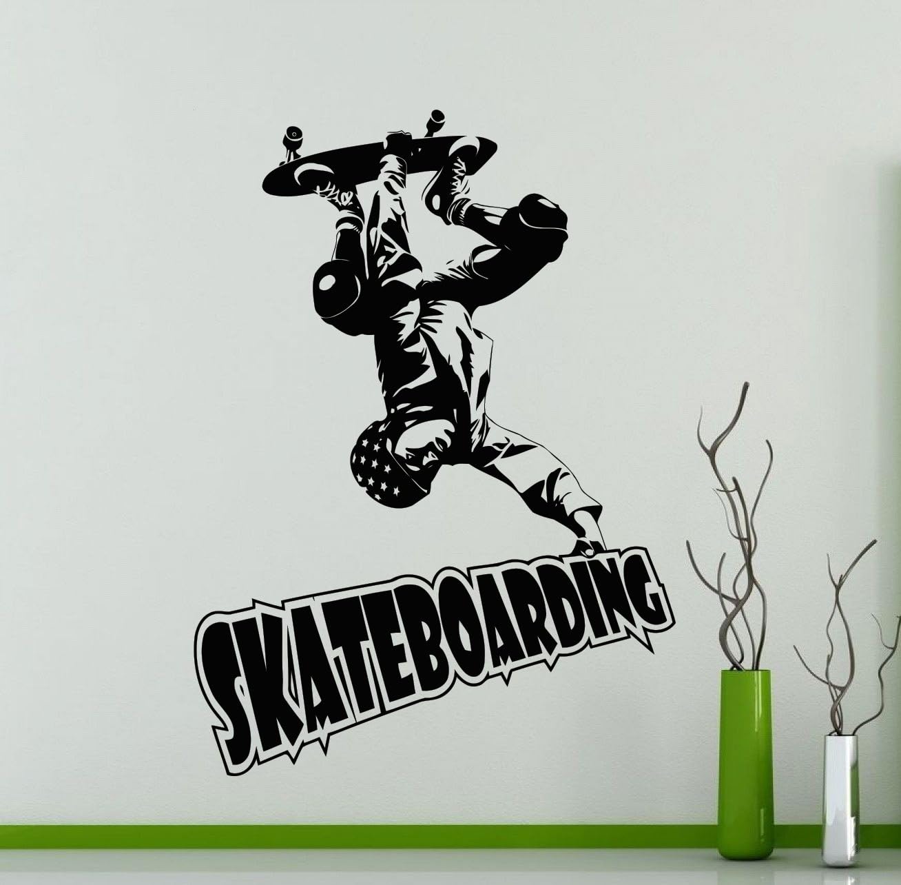Skateboarding Skateboard Skater Wall Decal Extreme Sport Sticker Home ...
